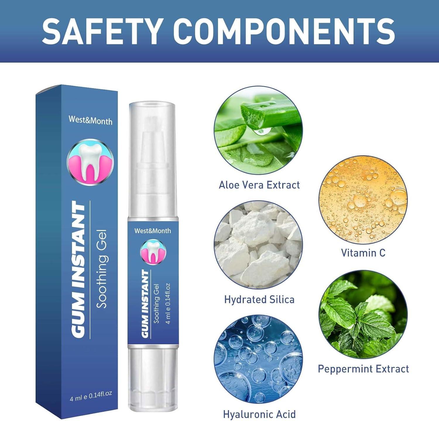 Rubber Treatment Gel for Gums Therapy - Instant Relief & Prevention of ...
