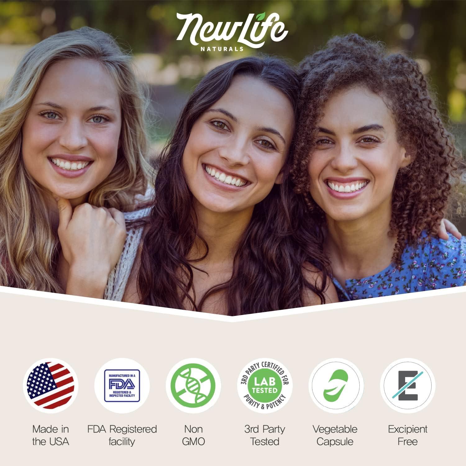 NewLife Naturals New Boric Acid Suppositories 600mg w/ Vaginal ...