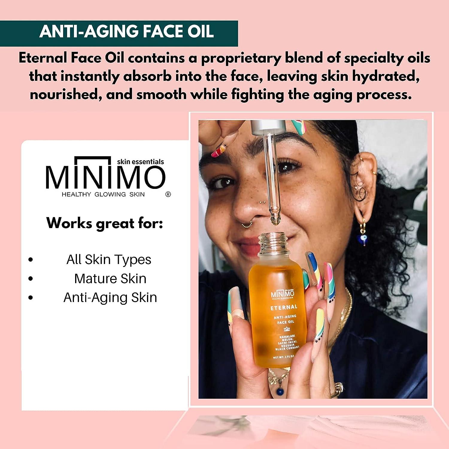 Minimo Eternal Face Oil - Youthful Glow in a Bottle | Buy Now with ...