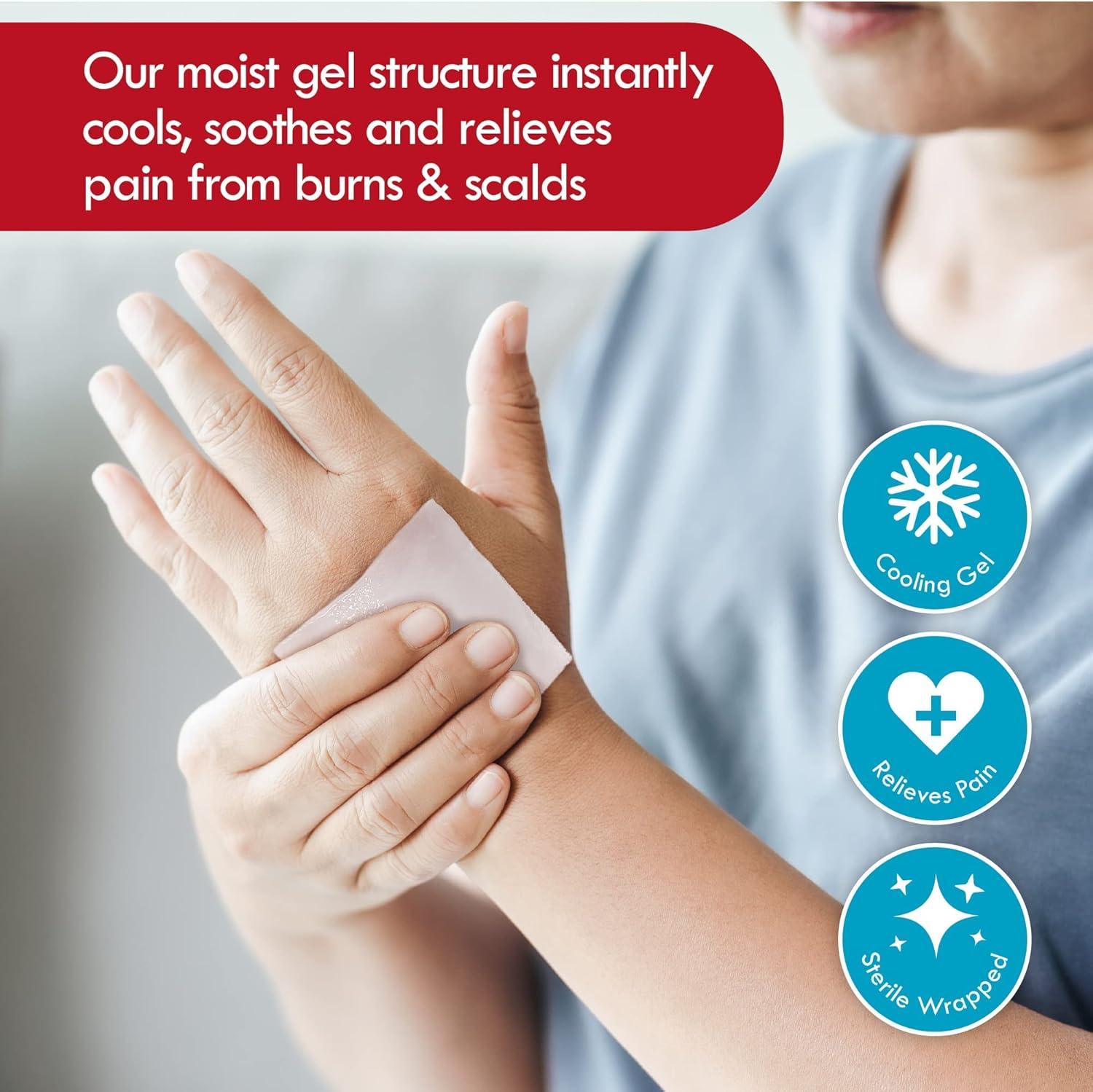 Buy RedRelief Burning Wound Dressing 5x5 cm - Pack of 5 | Fast ...