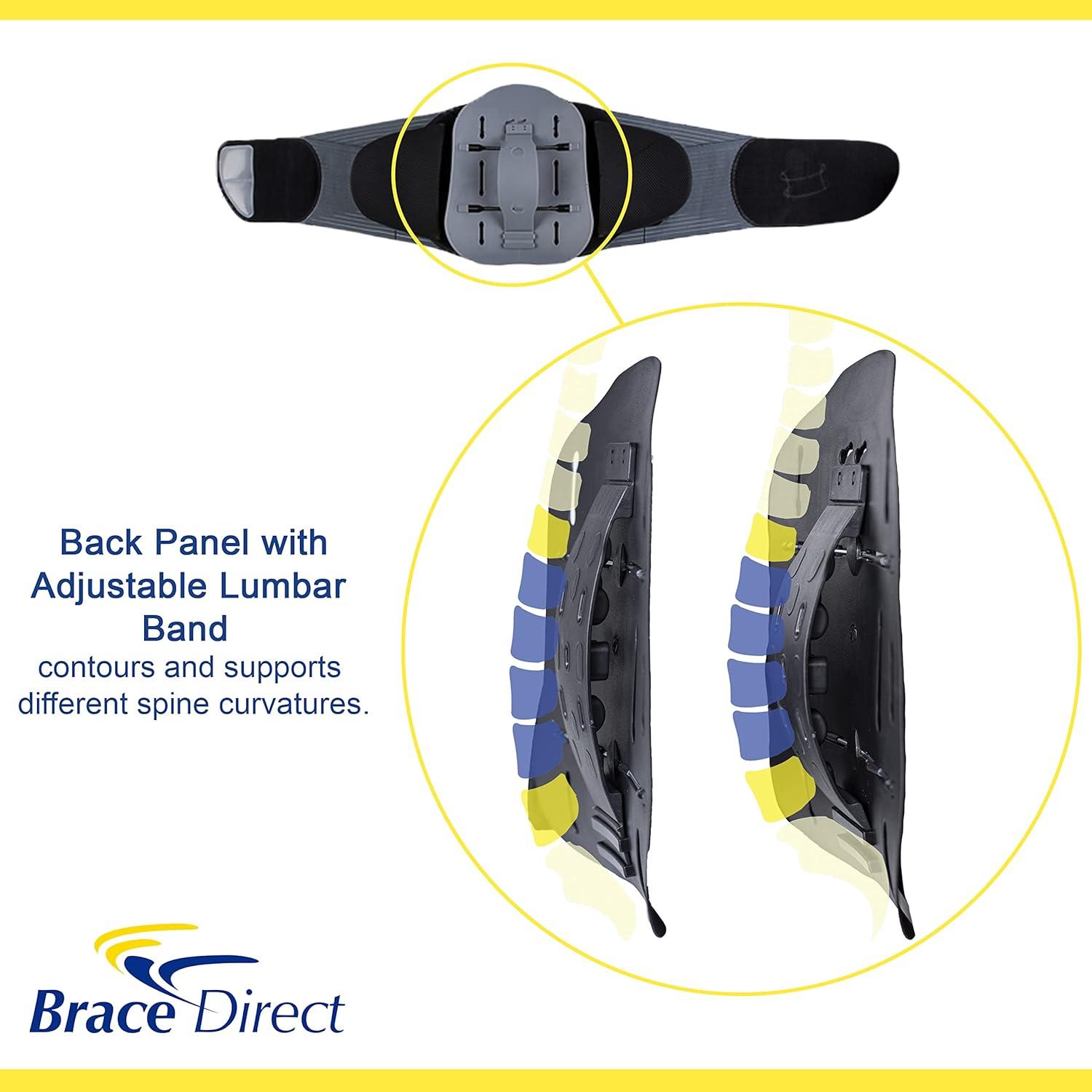 Brace Direct Contoured LSO Back Brace with Adjustable Lumbar Support ...