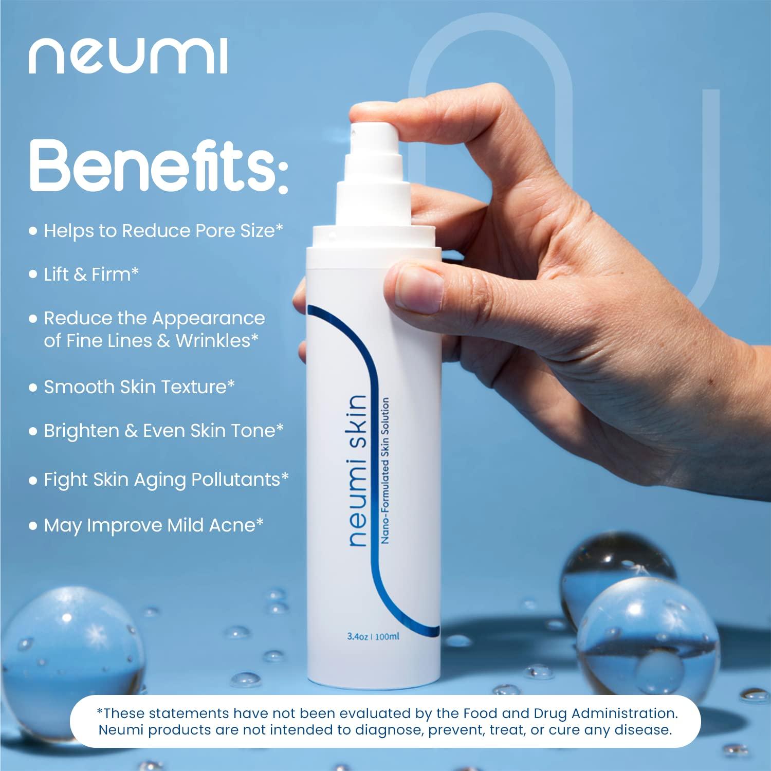 Neumi Skin 3.4 FL OZ Nano-Formulated Facial Spray with Glutathione ...