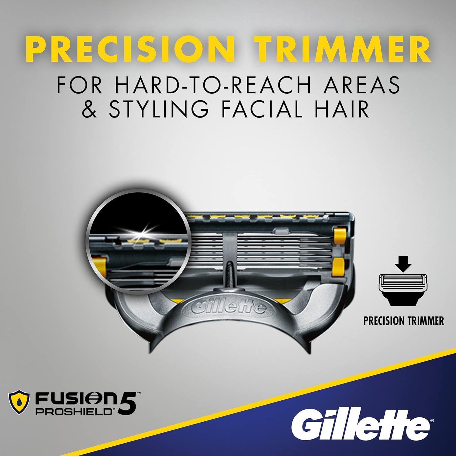 Gillette Fusion ProShield 8 Pack Cartridges - Long-Lasting Razor Blades ...