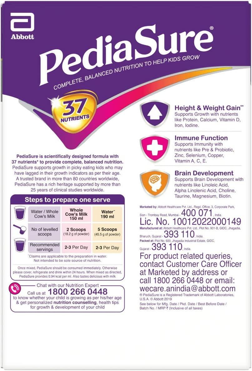 PediaSure Premium Chocolate 1Kg/35.2Oz Case for Kids 2-10 Years ...