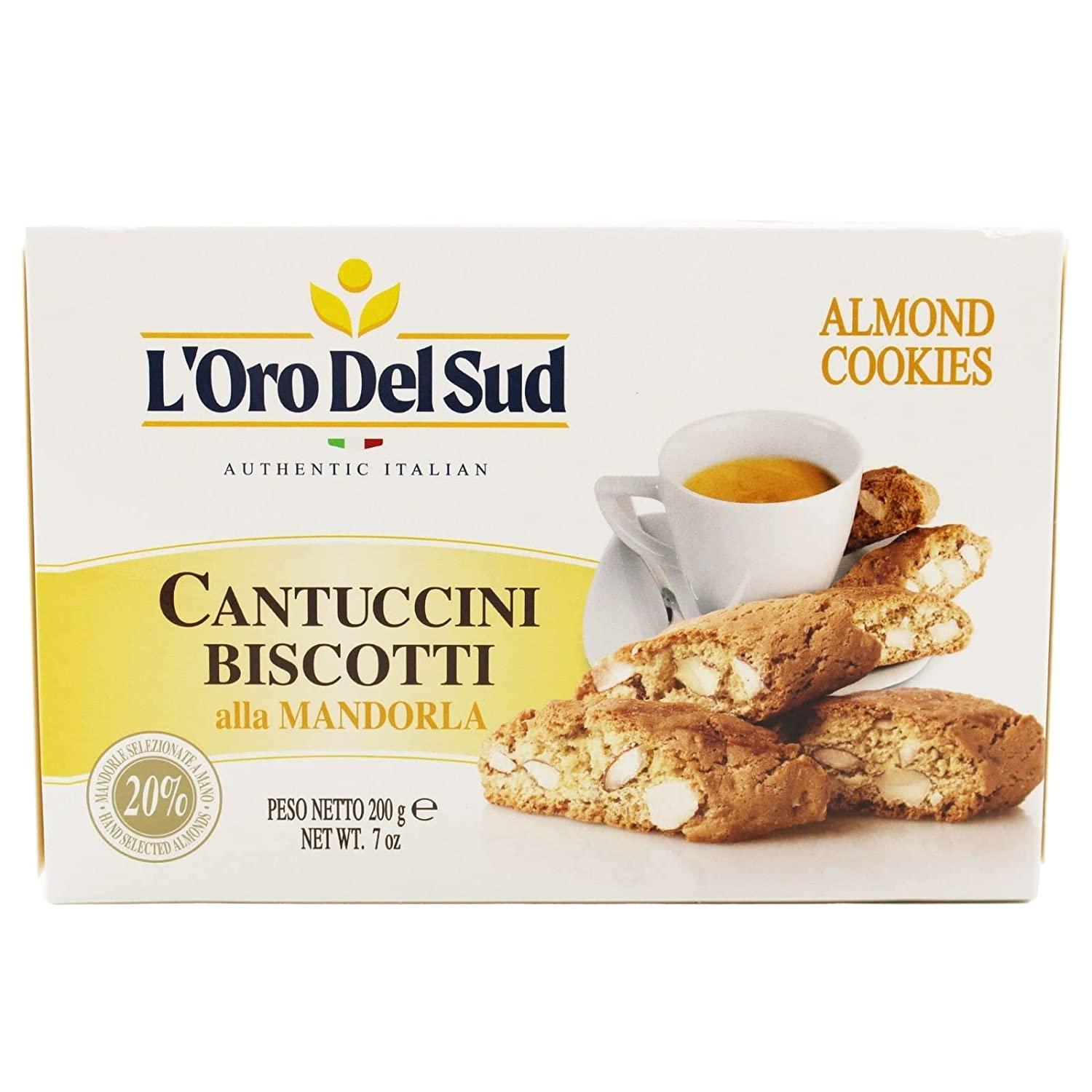 Authentic Italian Almond Biscotti Cantuccini d'Abruzzo Cookies - 200g ...