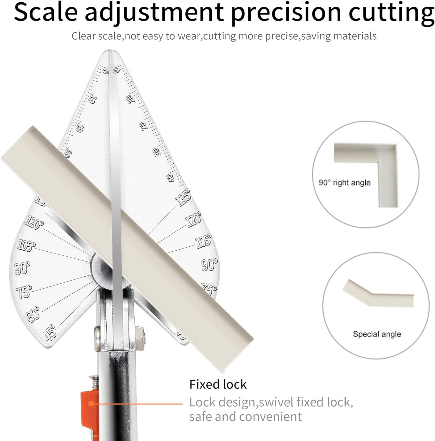 FLORA GUARD Lengthen Miter Shears - 45 to 135 Degree Multi Angle Trim ...