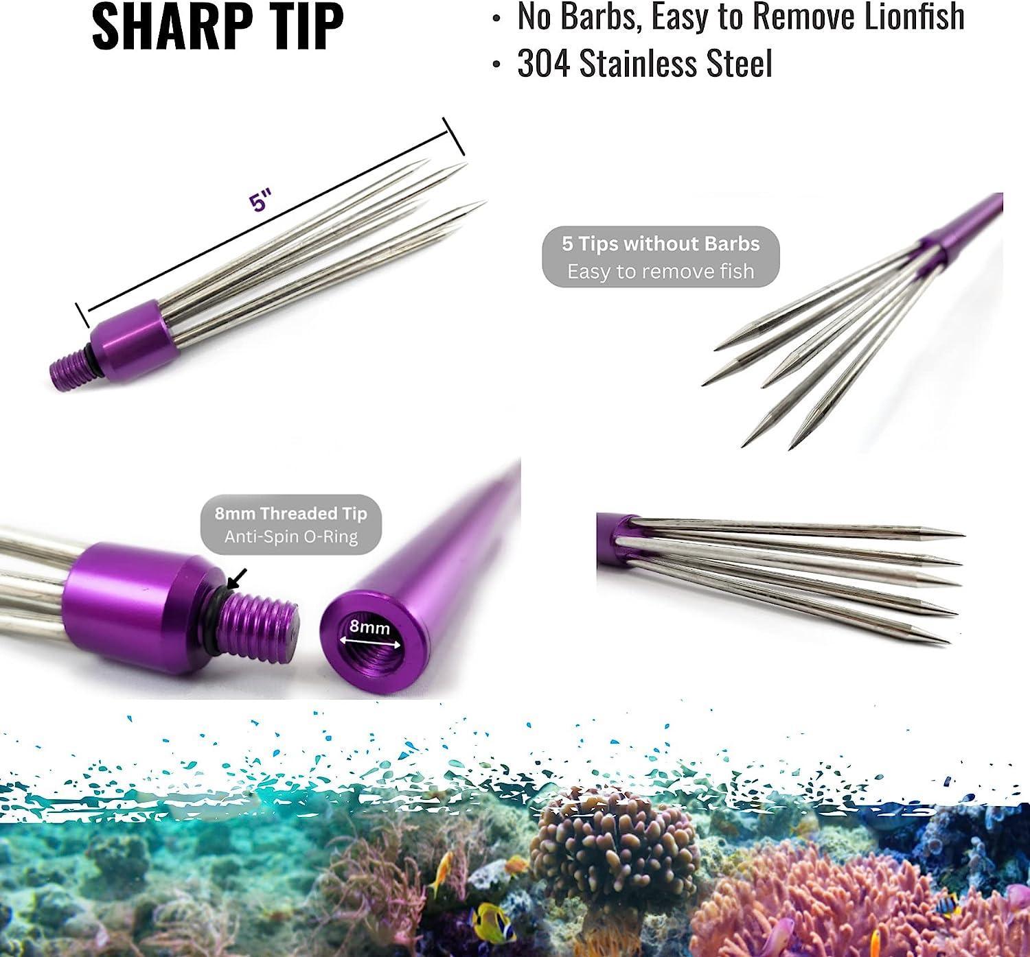 Spearfishing Diving Pole Spear - Aquatic Hunt 36 Lionfish Spear with ...