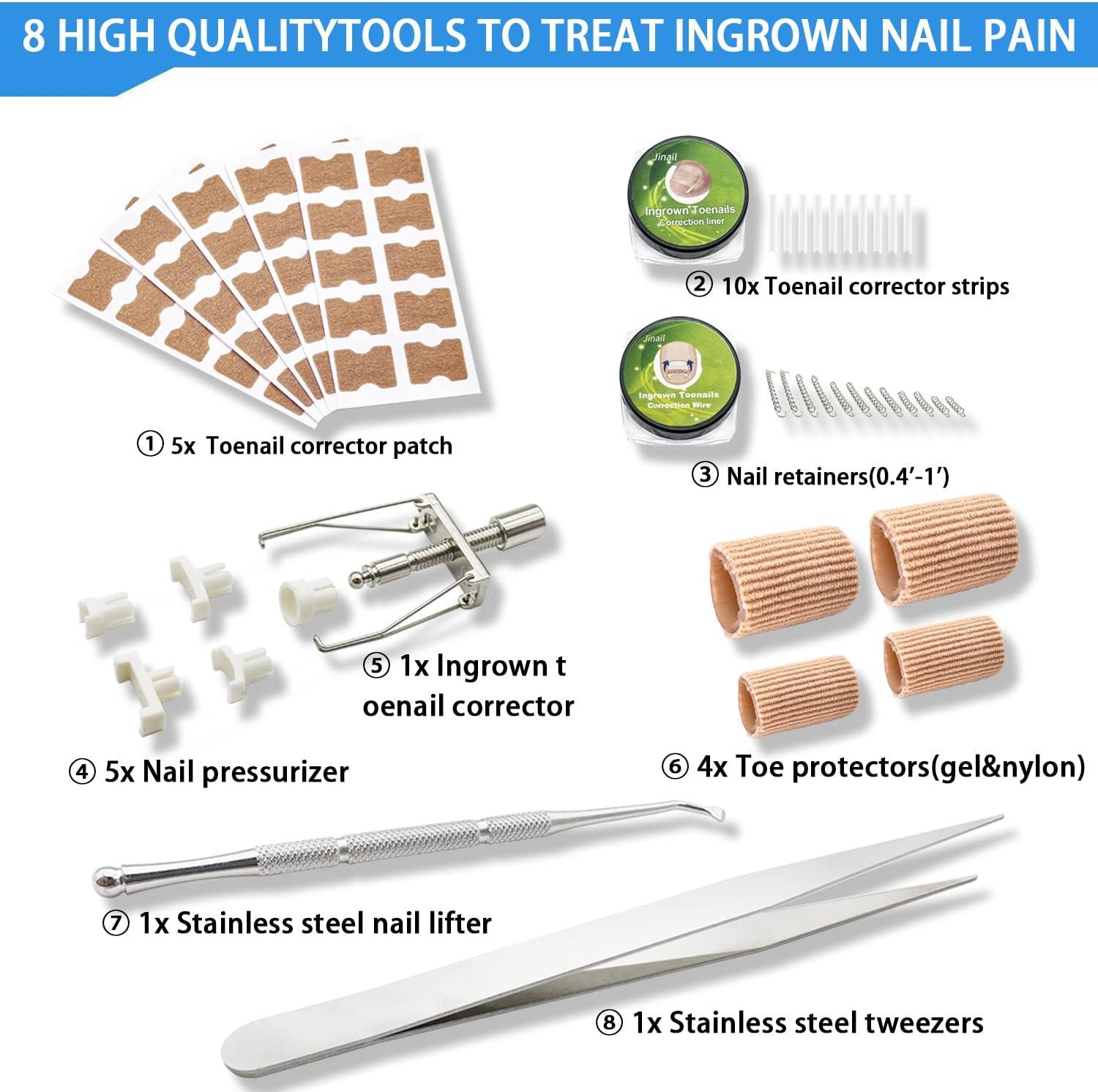 Moorovgi Ingrown Toenail Treatment Kit Ingrown Toenail Tool Kit Ingrown ...