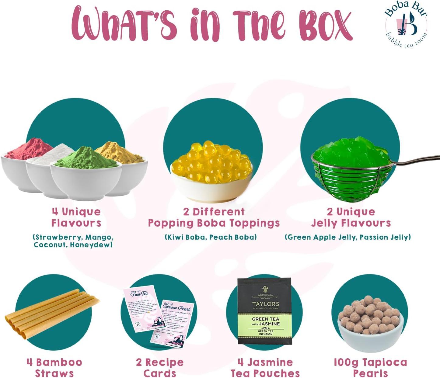 Boba Bar London | Happy Bundle Milk Bubble Tea Kit | 4 Milk Tea ...