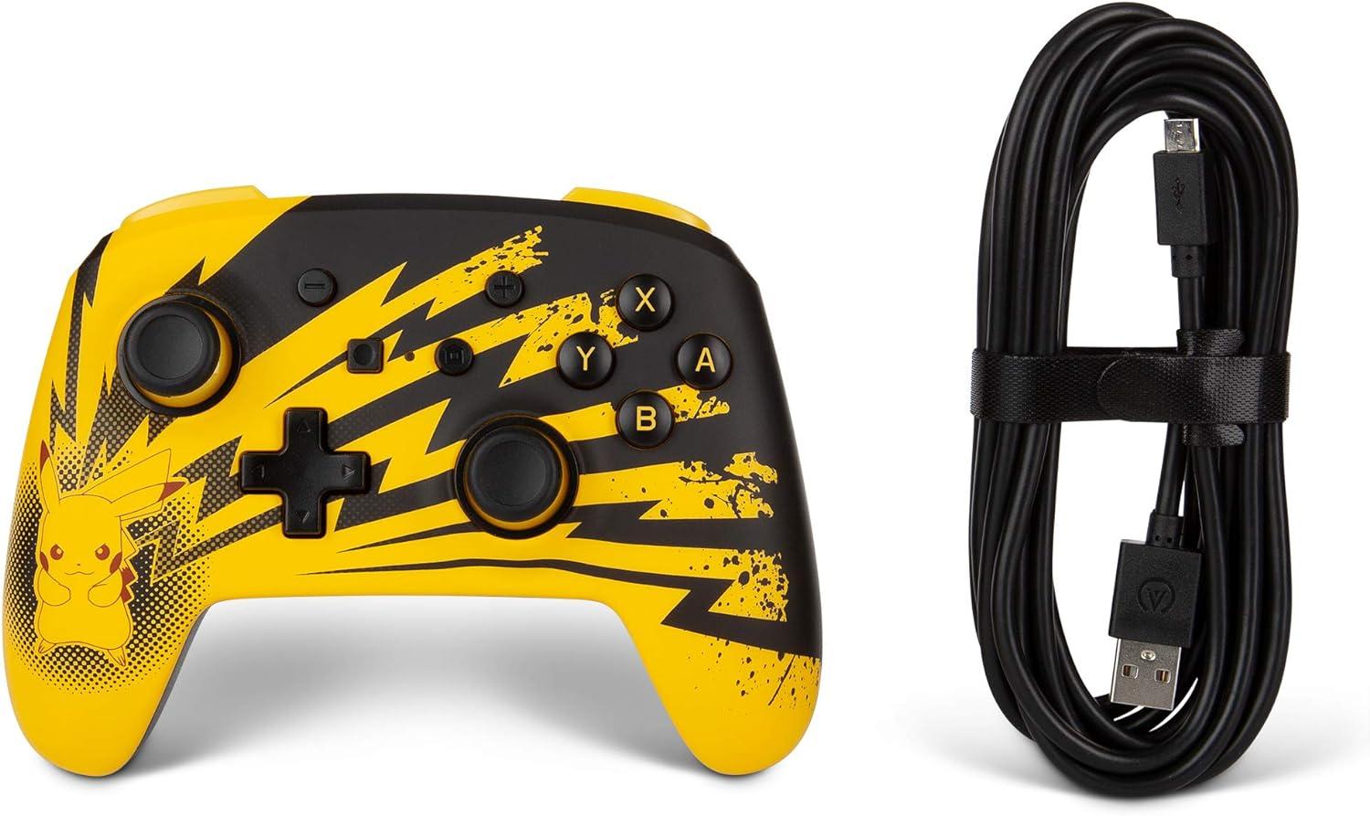 PowerA Enhanced Wired Controller for Nintendo Switch - Pok mon: Pikachu ...