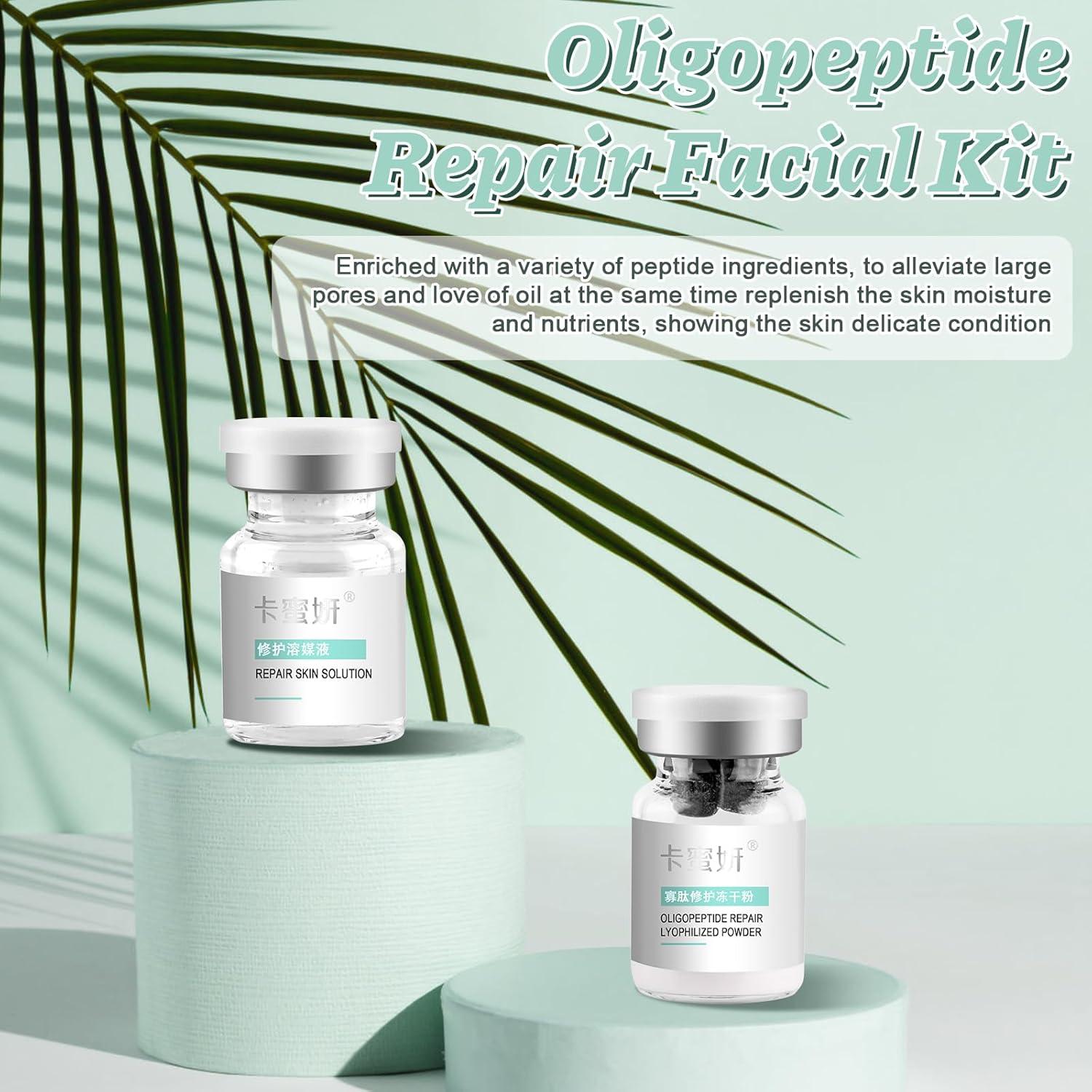 Collagen Oligopeptide Repairing Serum Set | Instant Face & Eye Lift ...
