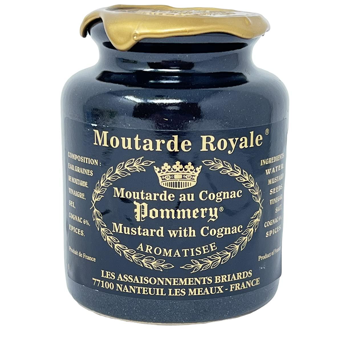 Pommery Moutarde Royale au Cognac - 8 oz. Gourmet Mustard (Pack of 1 ...