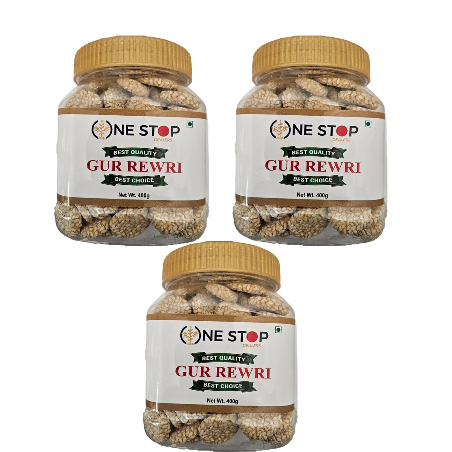 One Stop Dealers Gur Rewri (400 Gram) - Traditional Indian Sweet Treat ...