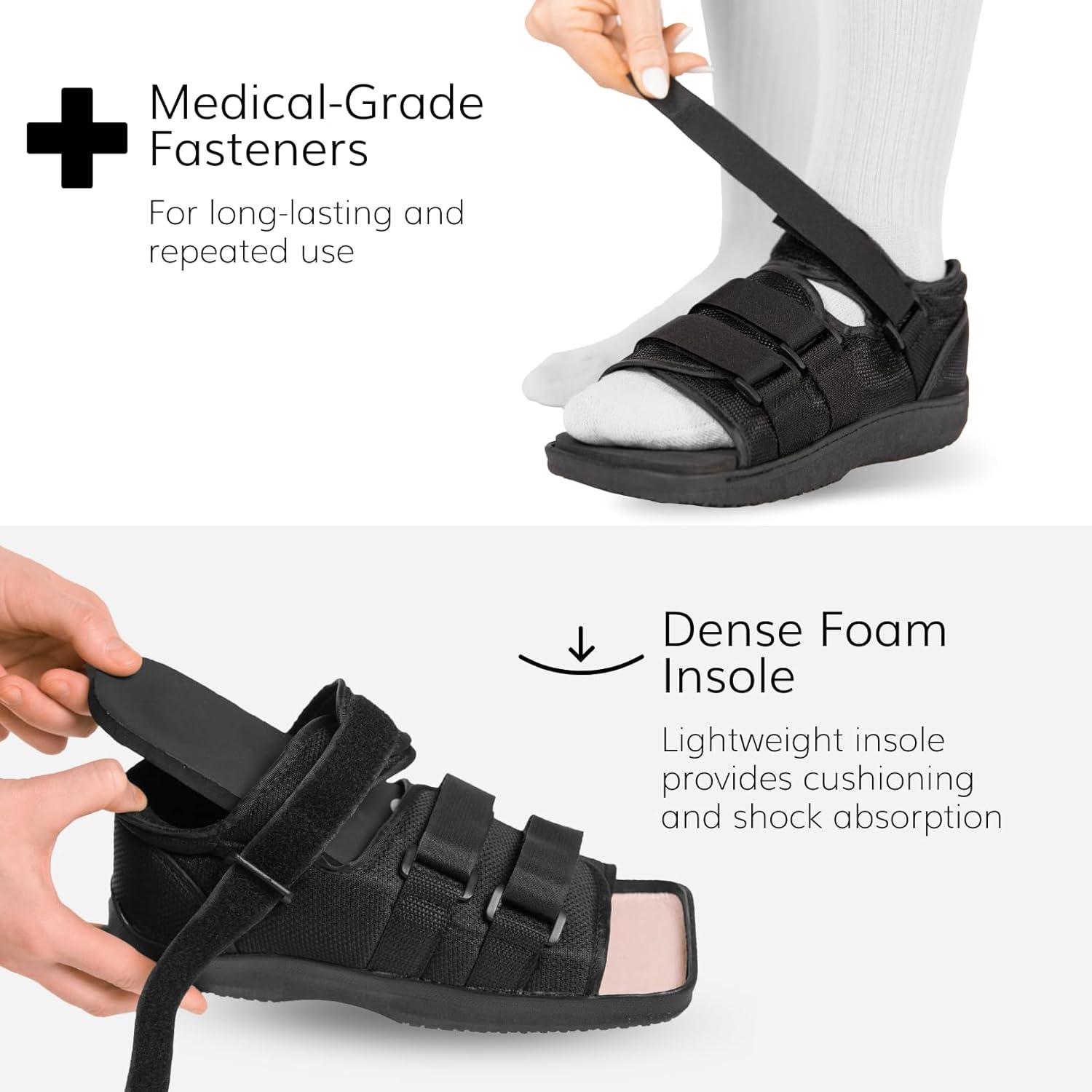 Buy BraceAbility Post-op Shoe for Broken Foot | Surgical Walking Boot ...