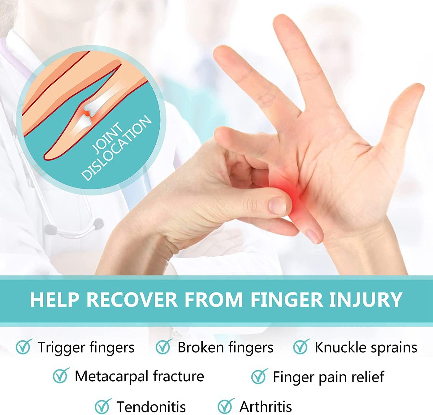 Adjustable 2 Finger Splint for Trigger Finger & Arthritis - Small ...