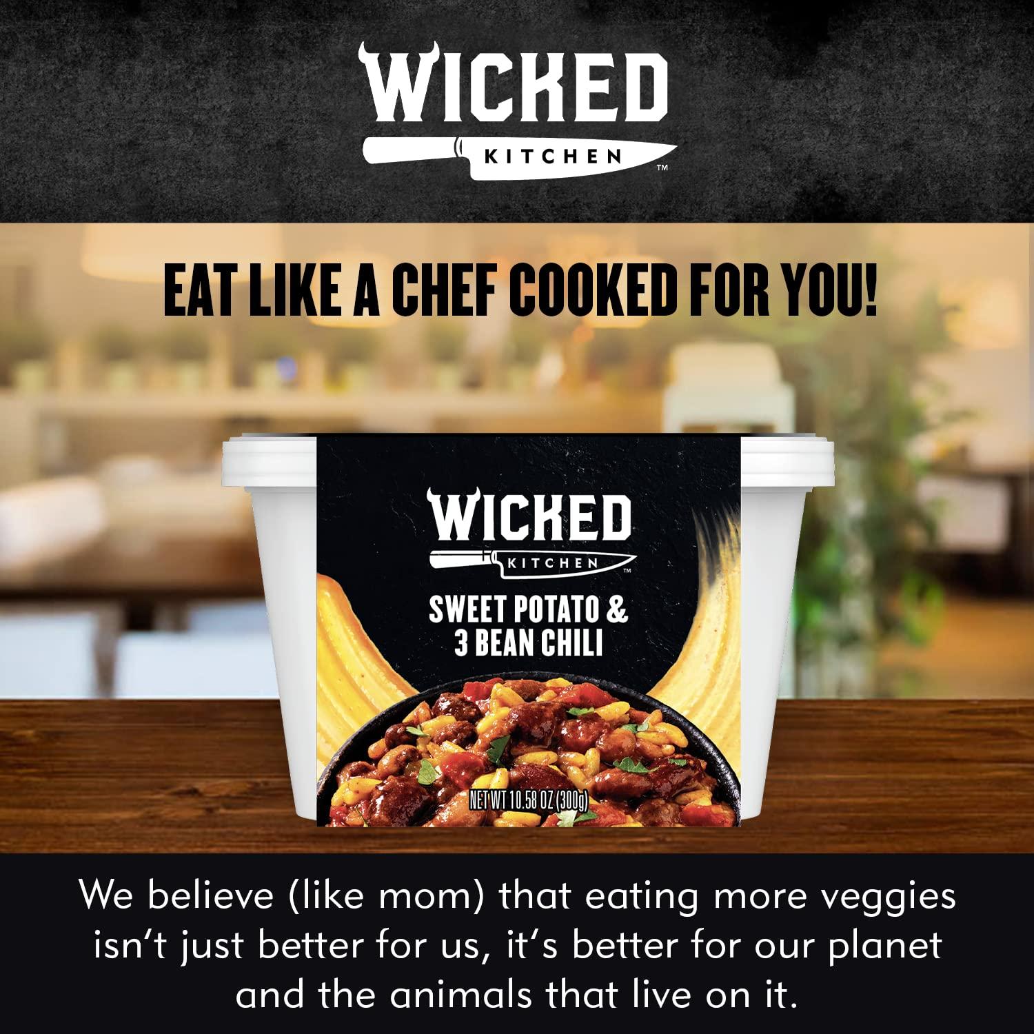 Wicked Kitchen Sweet Potato & Three Bean Chili (8-Pack) - Plant-Based ...