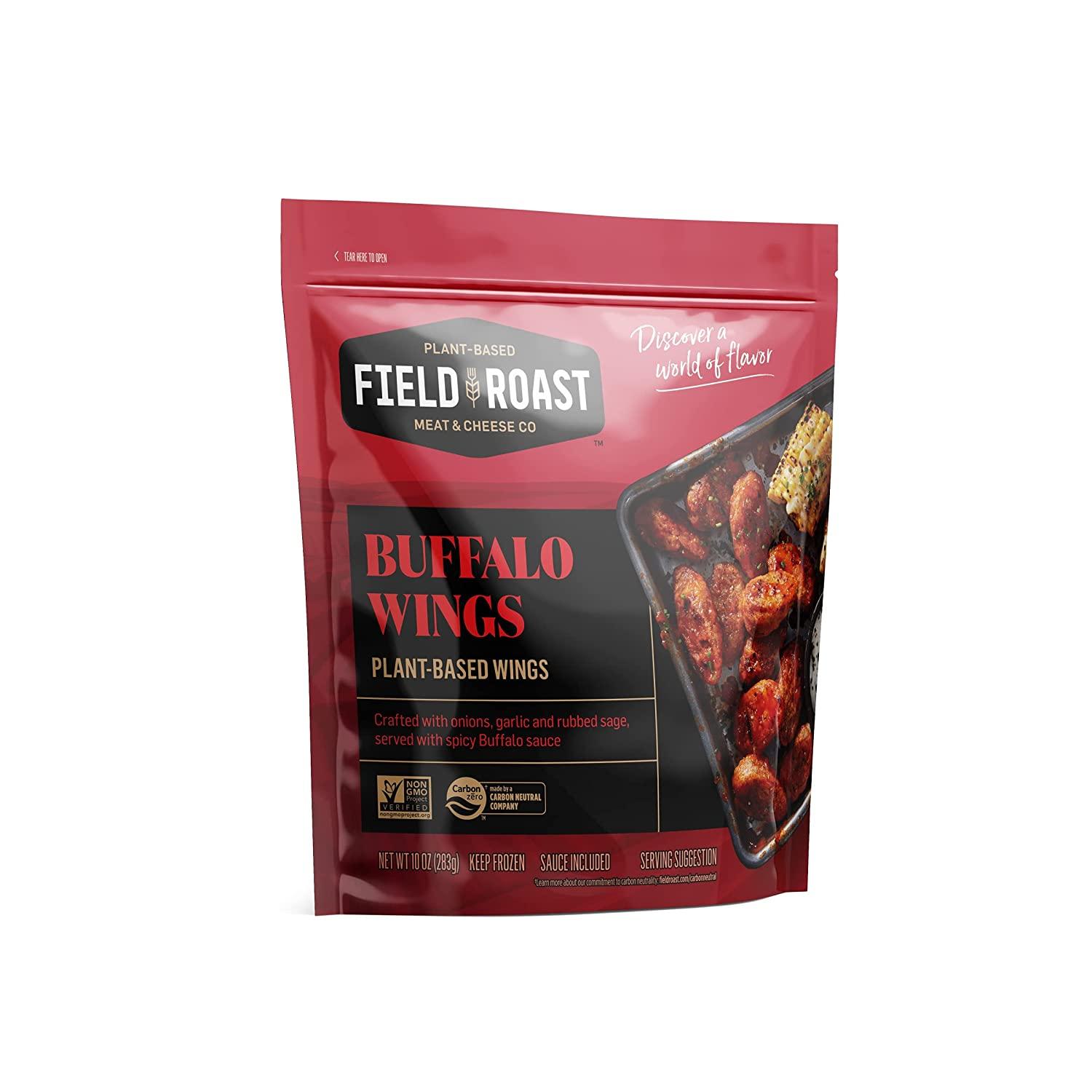 Field Roast Vegan Fruffalo Buffalo Style Wings 10 oz (Frozen) | Plant ...
