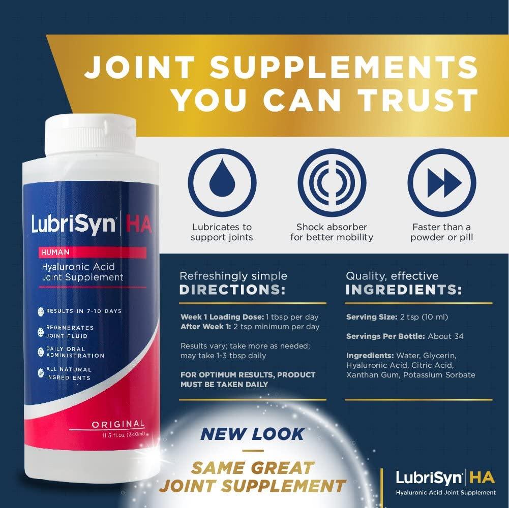 Lubrisyn Original Joint Formula - Fast-acting Joint Relief for Humans ...