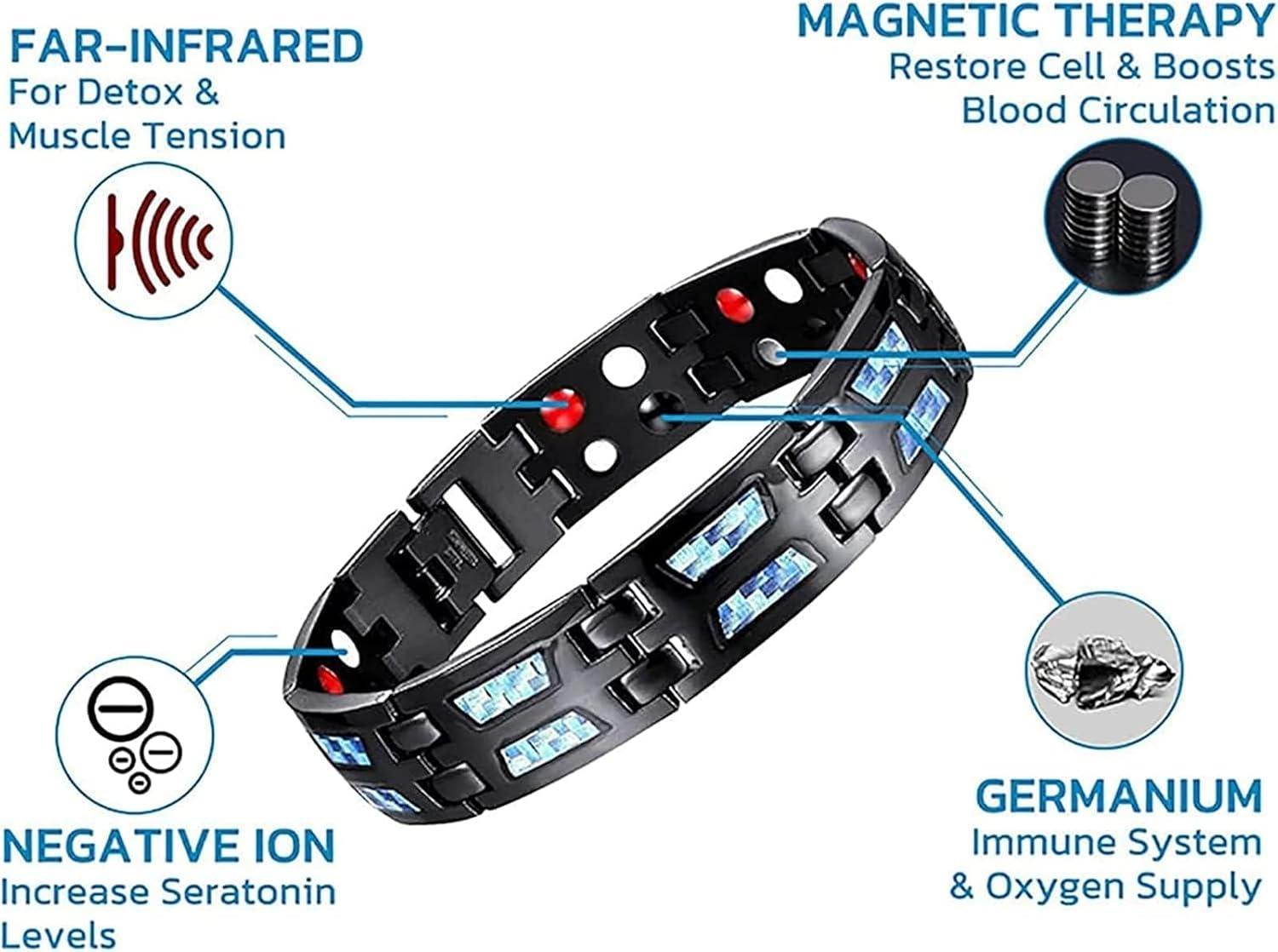 Oveallgo Titanium Therapy Magnetic Bracelet | Apus Ion Therapy ...