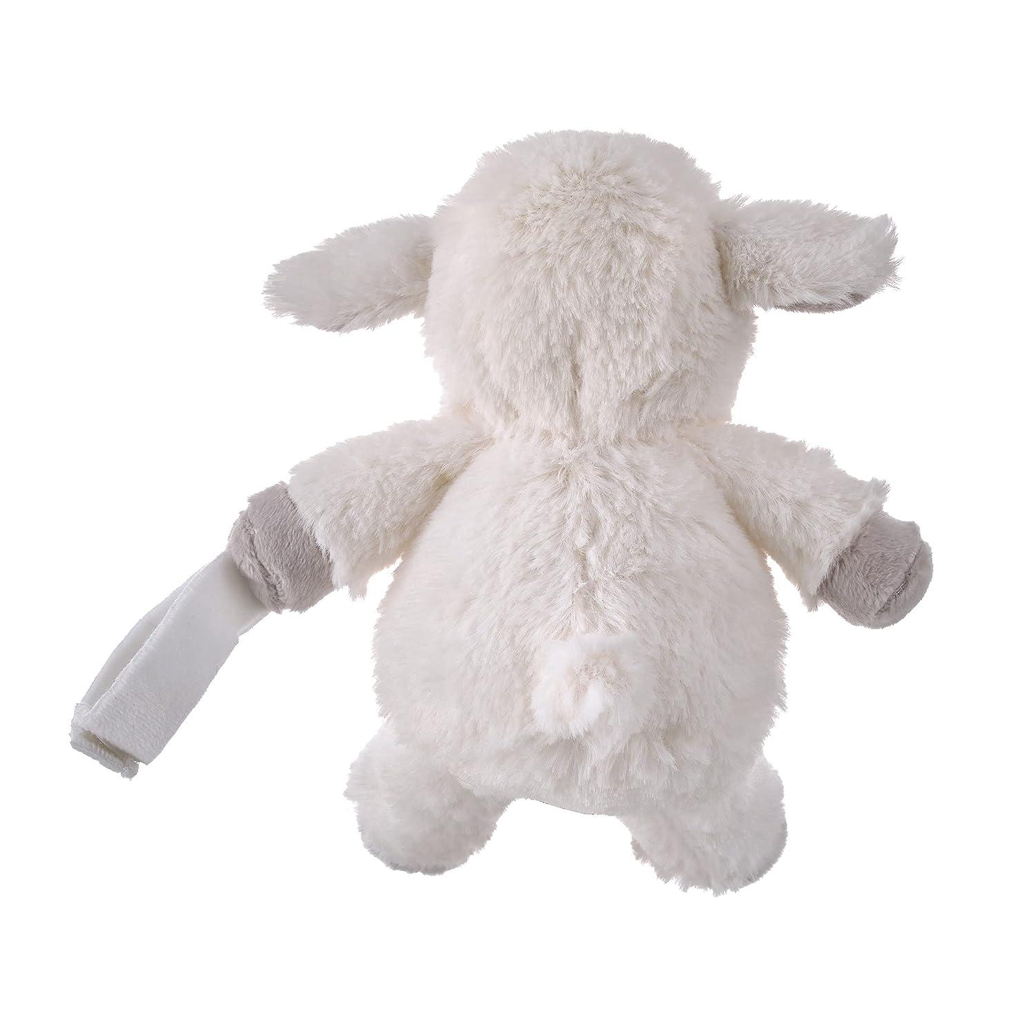Little Love by NoJo Lamb Plush Pacifier Buddy - White and Taupe | Buy ...
