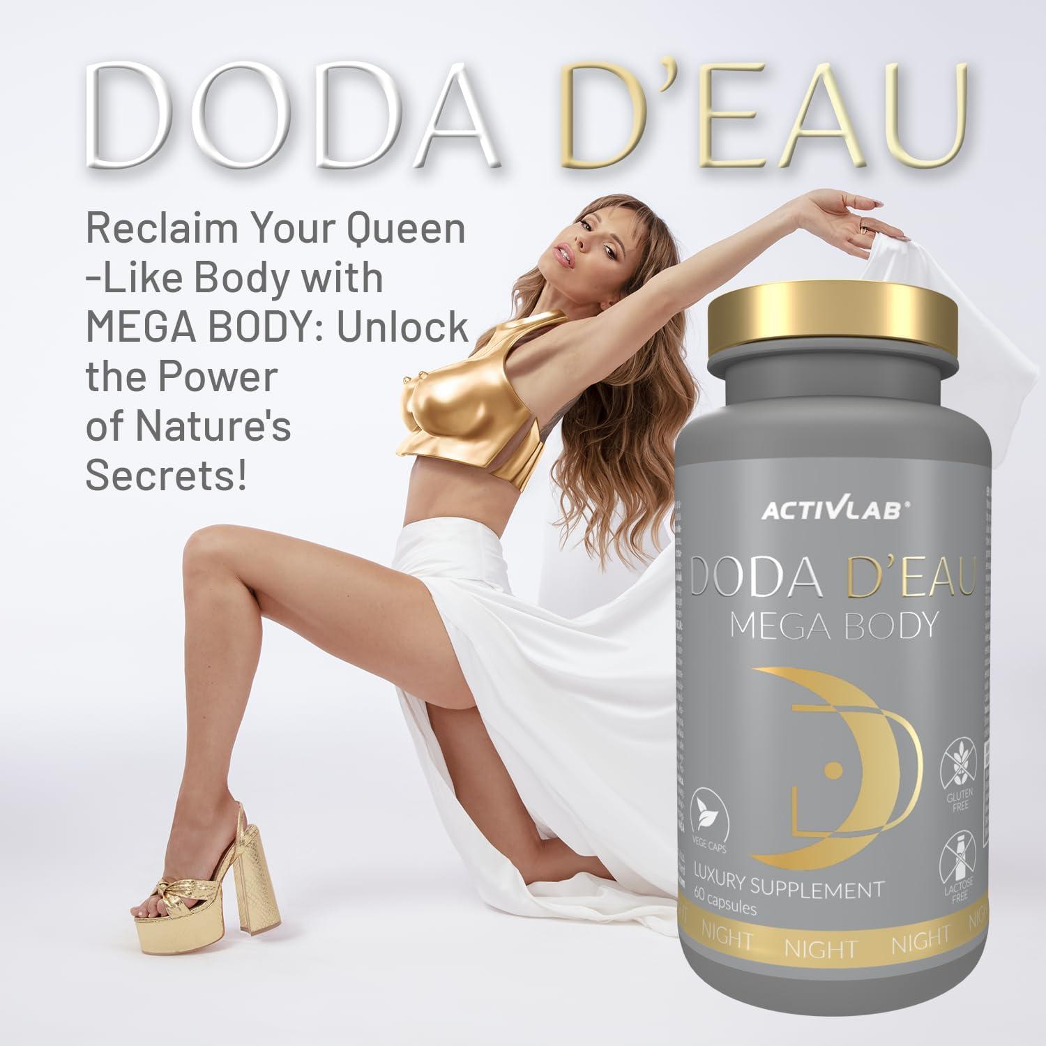 Activlab DODA D'eau Mega Body 60 Capsules | Anti-Aging & Gut Health | Licorice & Papaya Leaf ...
