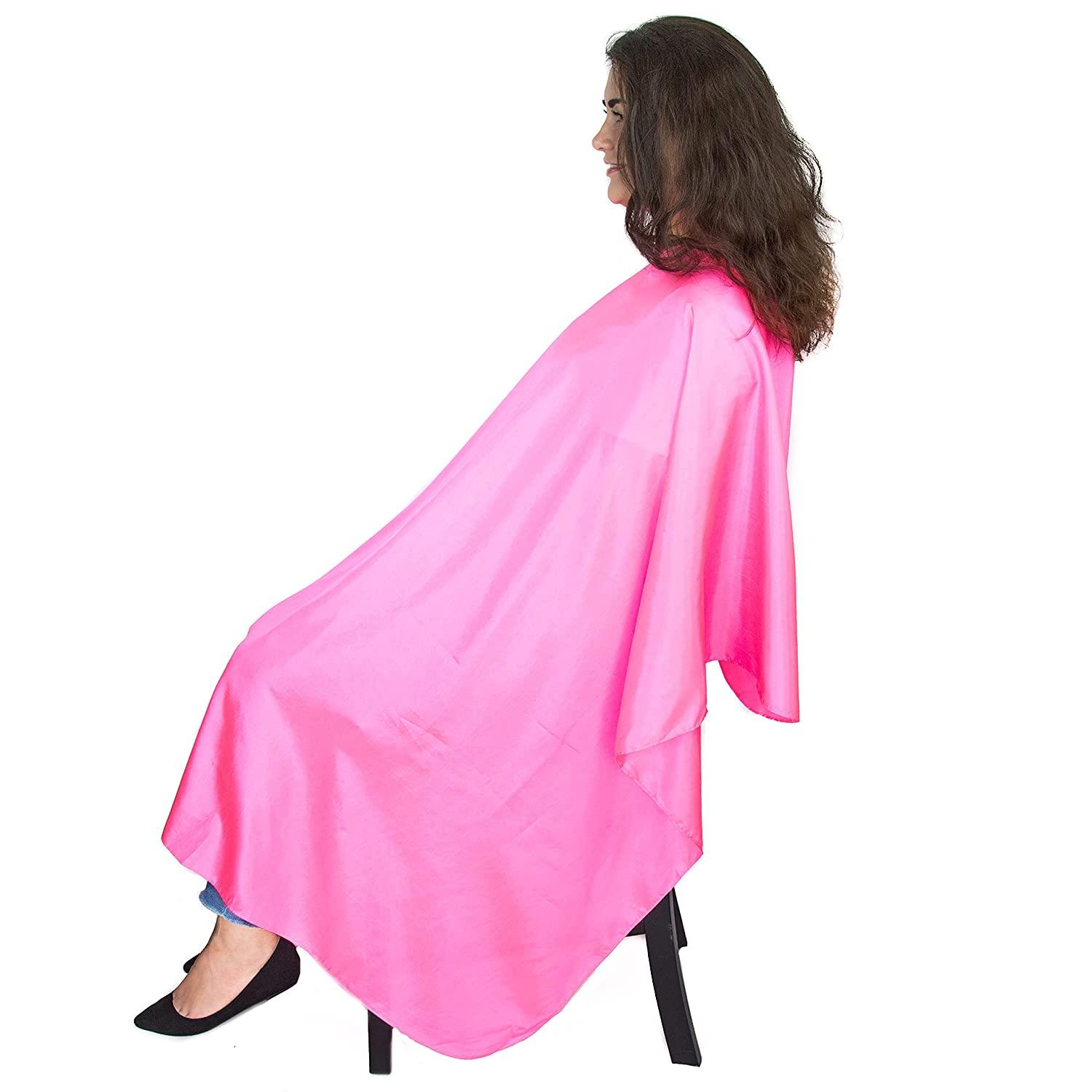 Hair Cutting Cape for Adults - Large Lightweight Water Resistant Salon ...