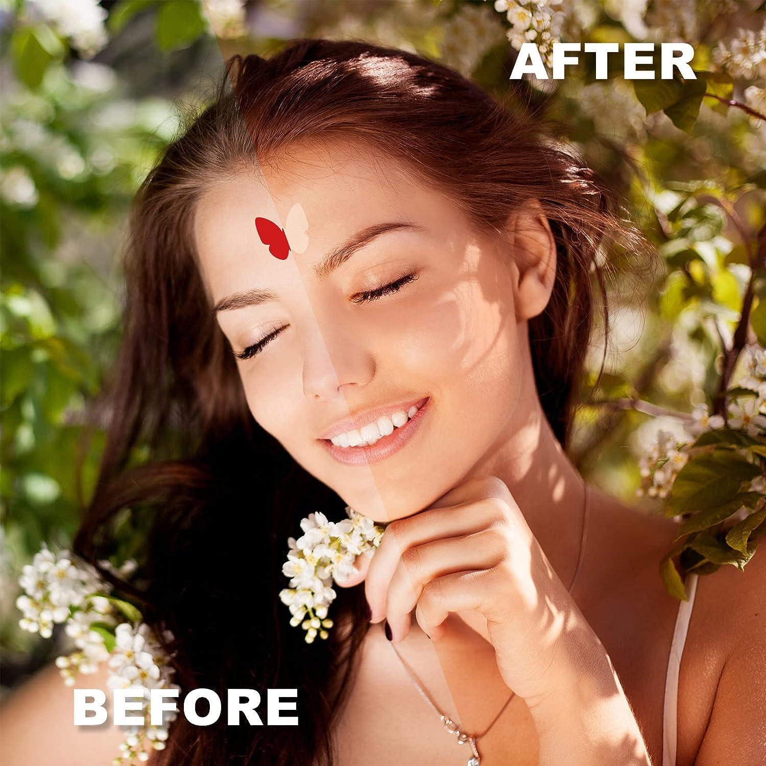 720 Perforated Body Stickers: Self-Adhesive Tanning Stickers in 9 ...