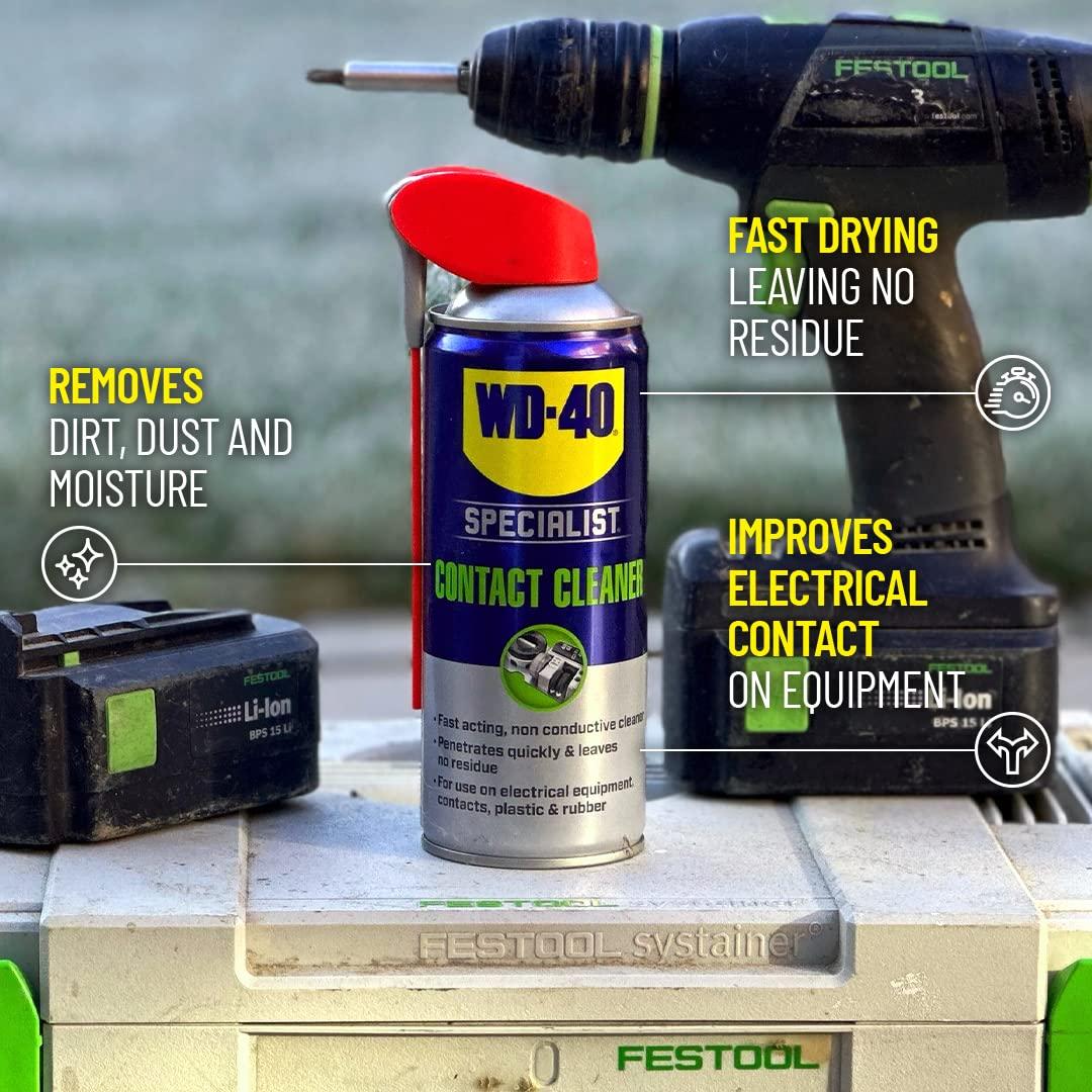 WD-40 Specialist Contact Cleaner Spray - Precision Electronic Cleaning ...
