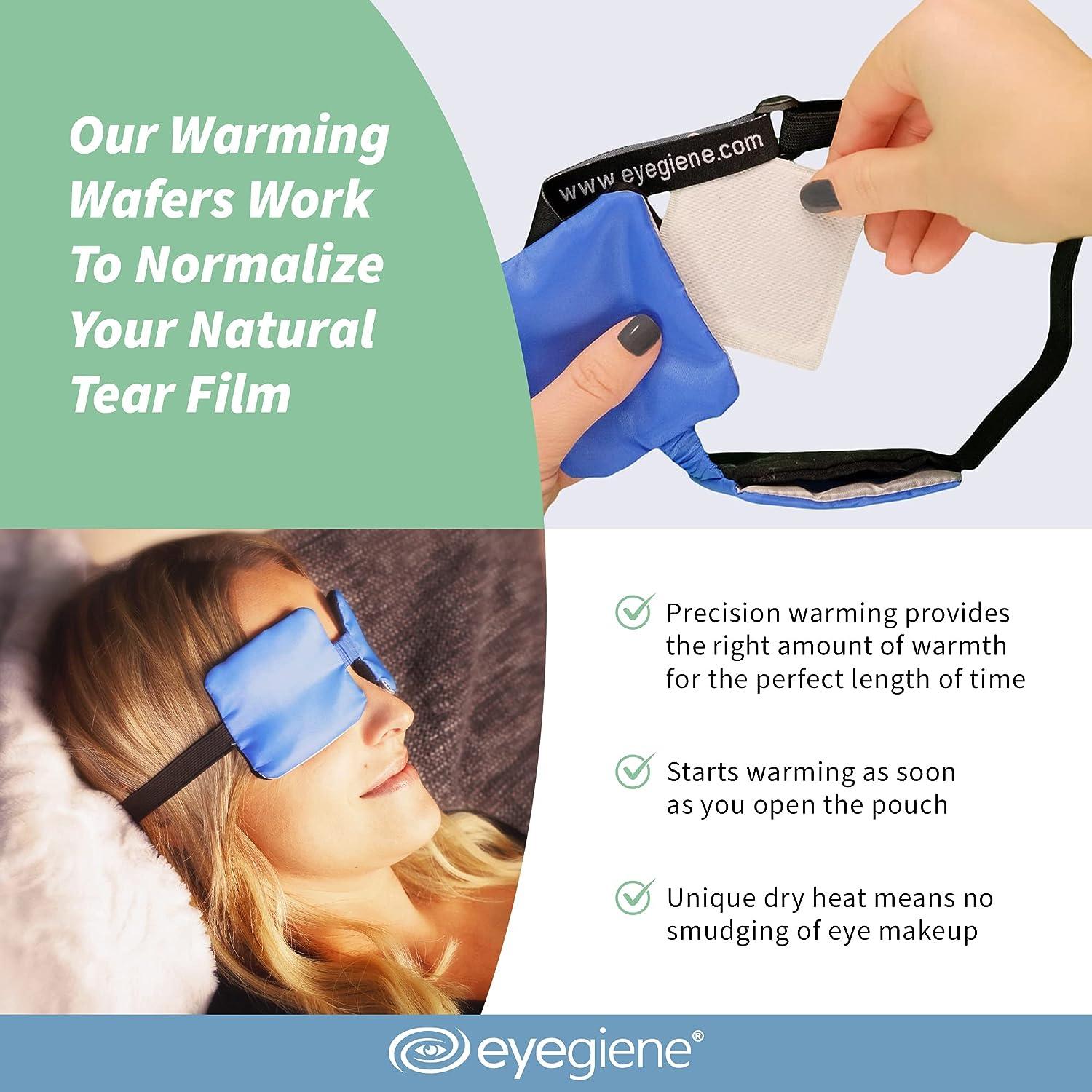 EyeGiene Hot Eye Compress Wafers - 30 Pairs Refill for Dry Eyes, Styes ...
