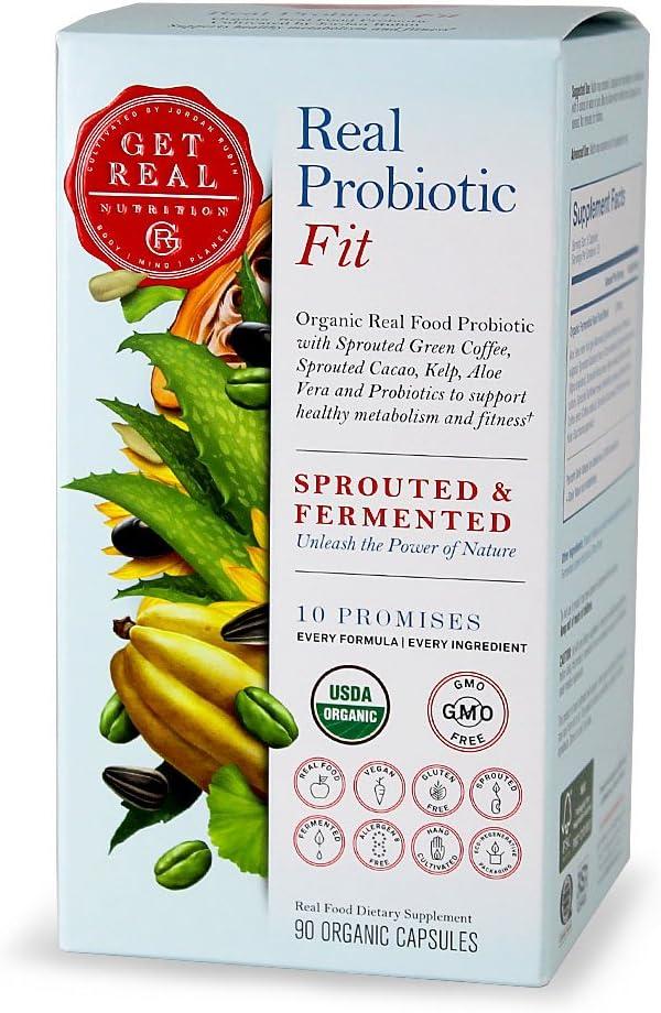 Get Real Nutrition Real Probiotic Fit 90 Veg Caps - Digestive Support ...