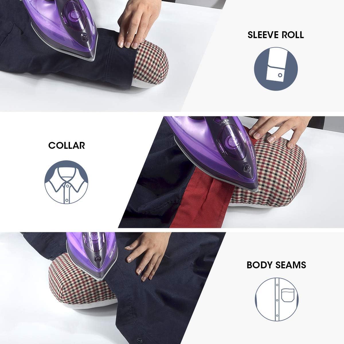 Buzzlett Tailor s Ham and Seam Roll Set Premium Tailors Ham for Ironing ...