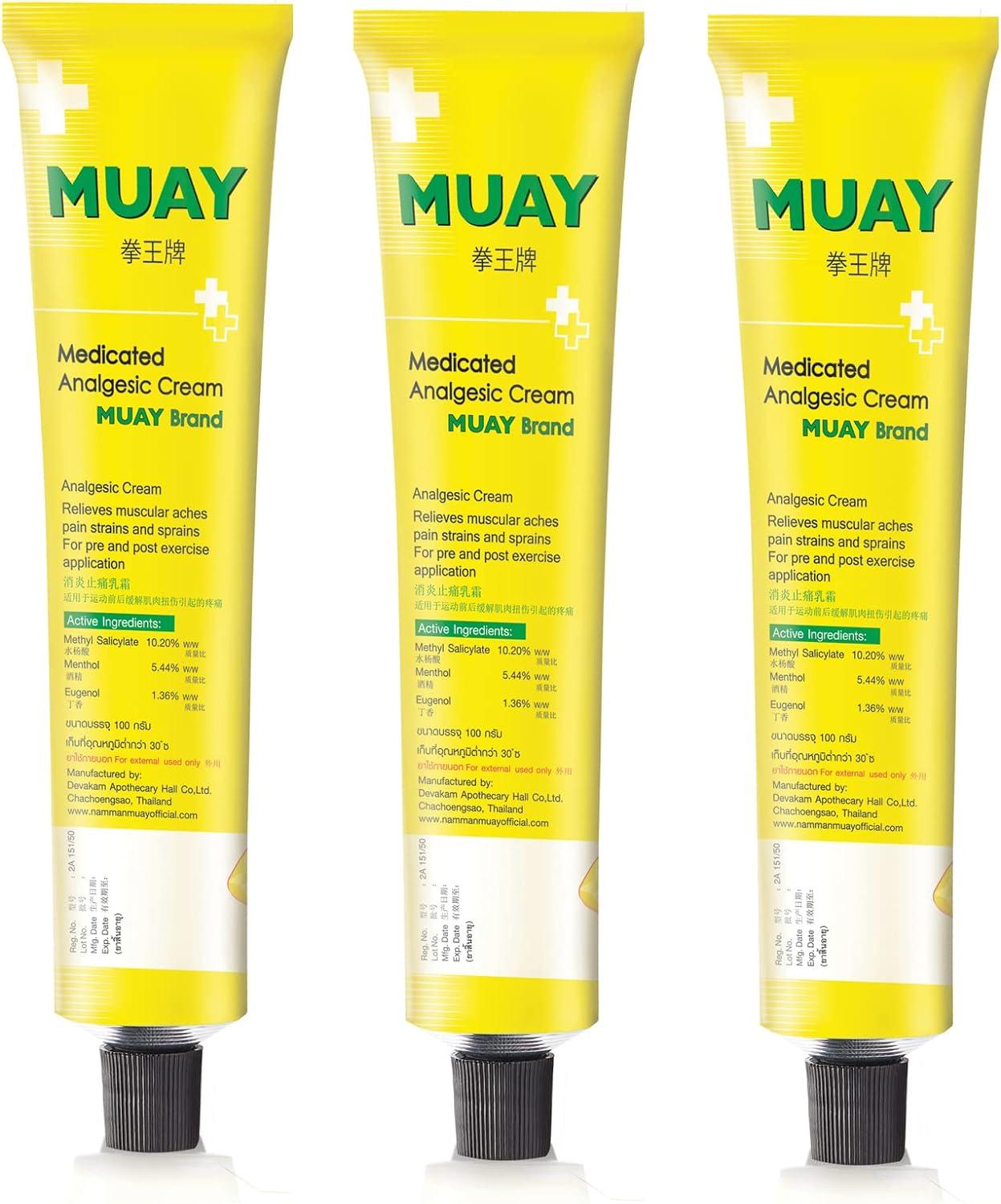 Namman Muay Thai Boxing Cream Analgesic Balm Massage Relief Ache 100g ...