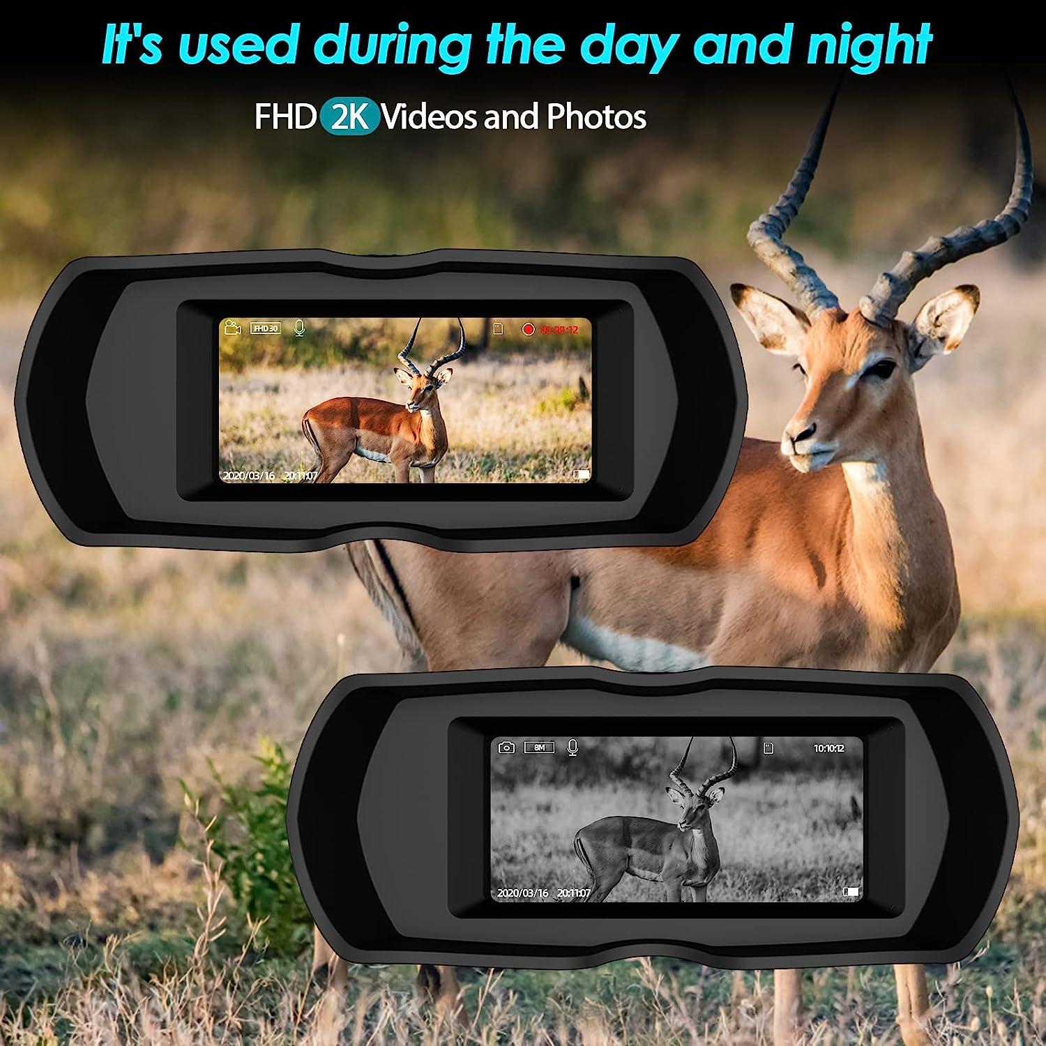 Hawkray Tech Night Vision Goggles - 4K Ultra HD, 1480ft Viewing Range ...