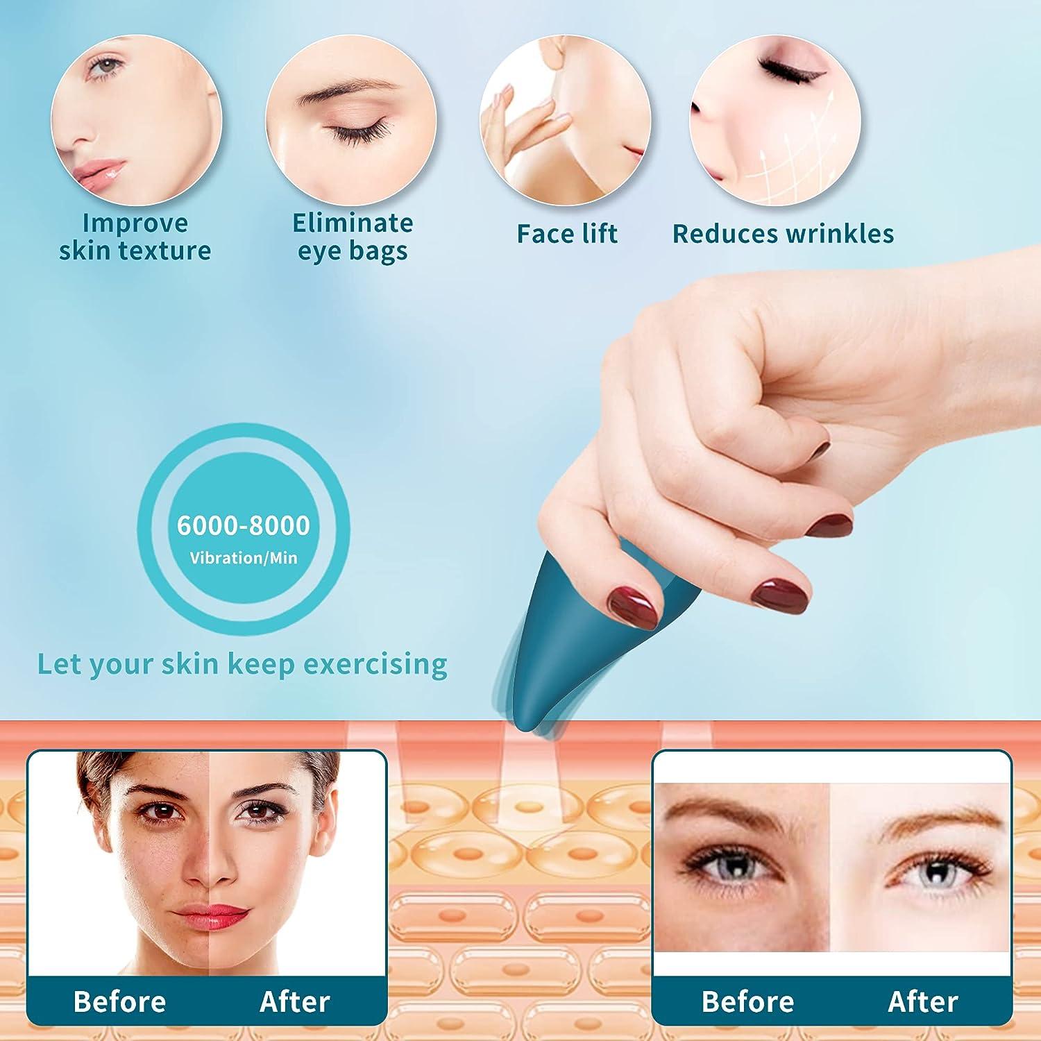 Mini Portable Water Drop Facial & Eye Skin Care Tool - Vibrating ...