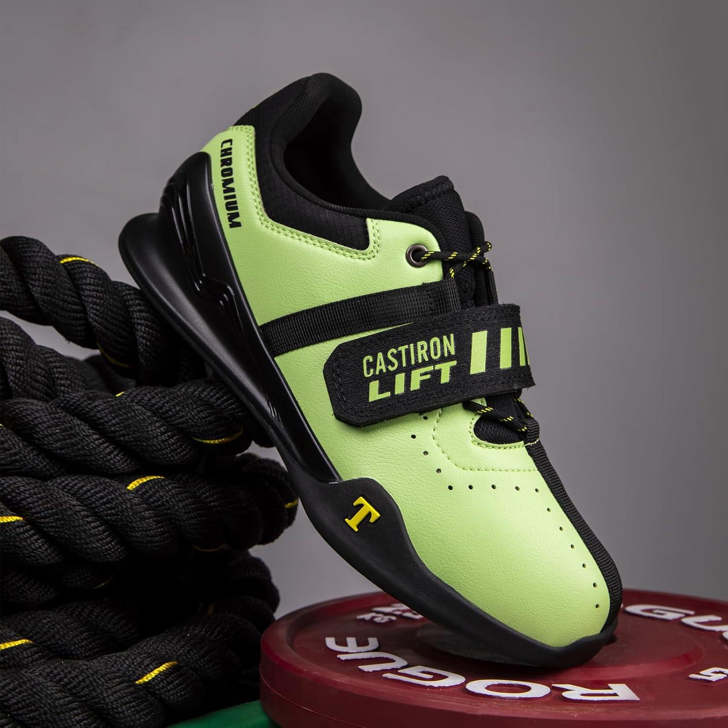 Cast Iron Lift Weightlifting Shoes - Powerlifting & CrossFit Gym Shoes ...