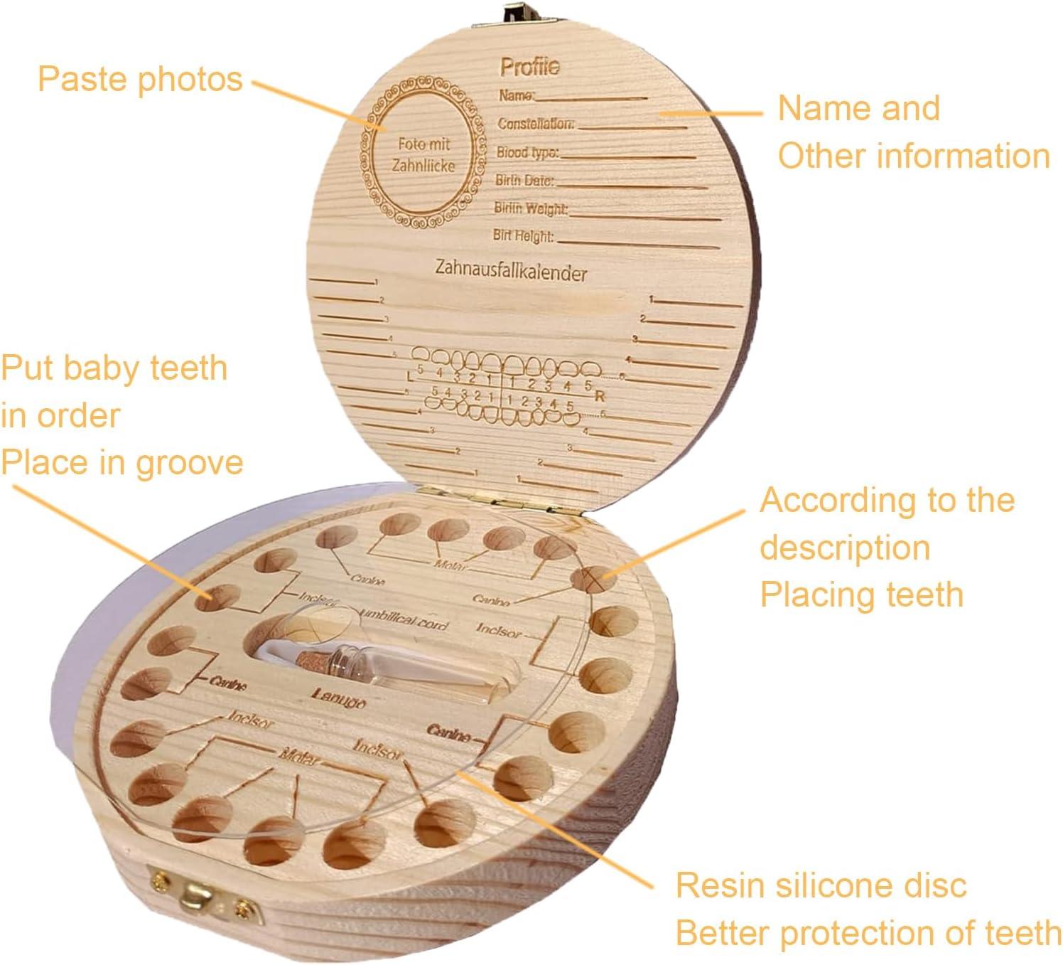 Personalized Tooth Fairy Box for Girls - Wooden Milk Teeth Keepsake ...