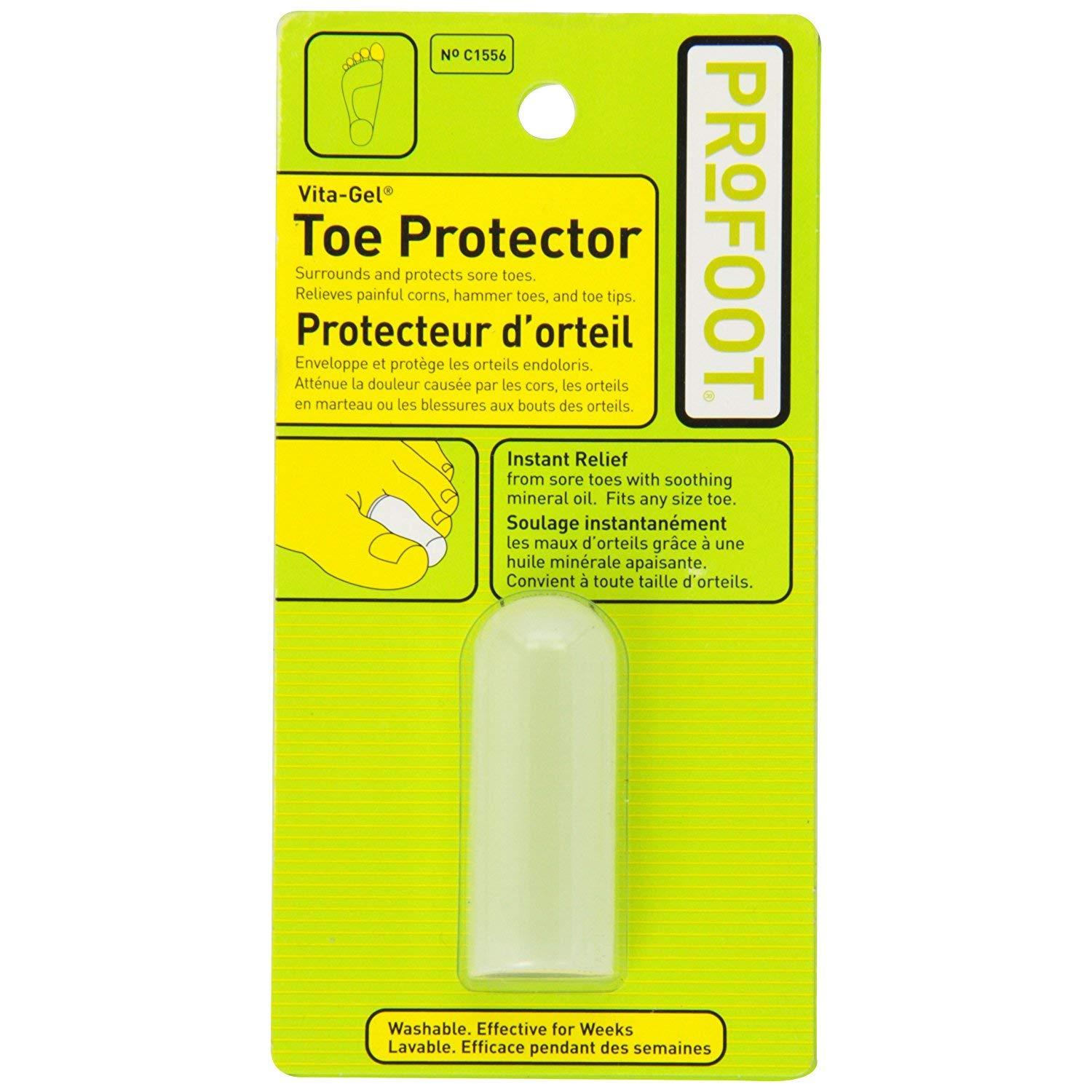 ProFoot Vita-Gel Toe Protector - Pack of 3 | Toe Guard for Pain Relief ...