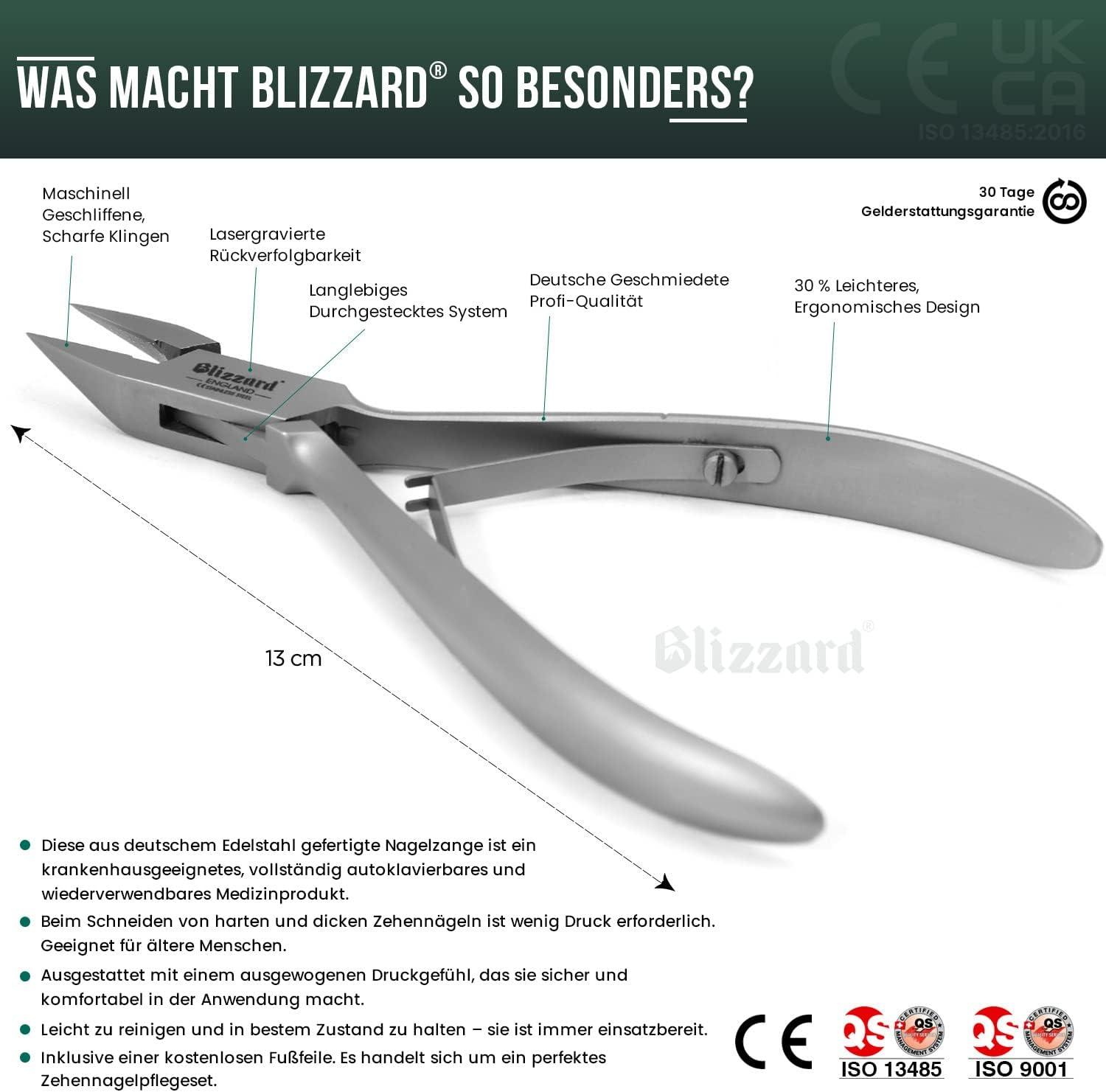 German Forged Ingrown Nail Clippers for Men - Professional 5 inch Toe ...