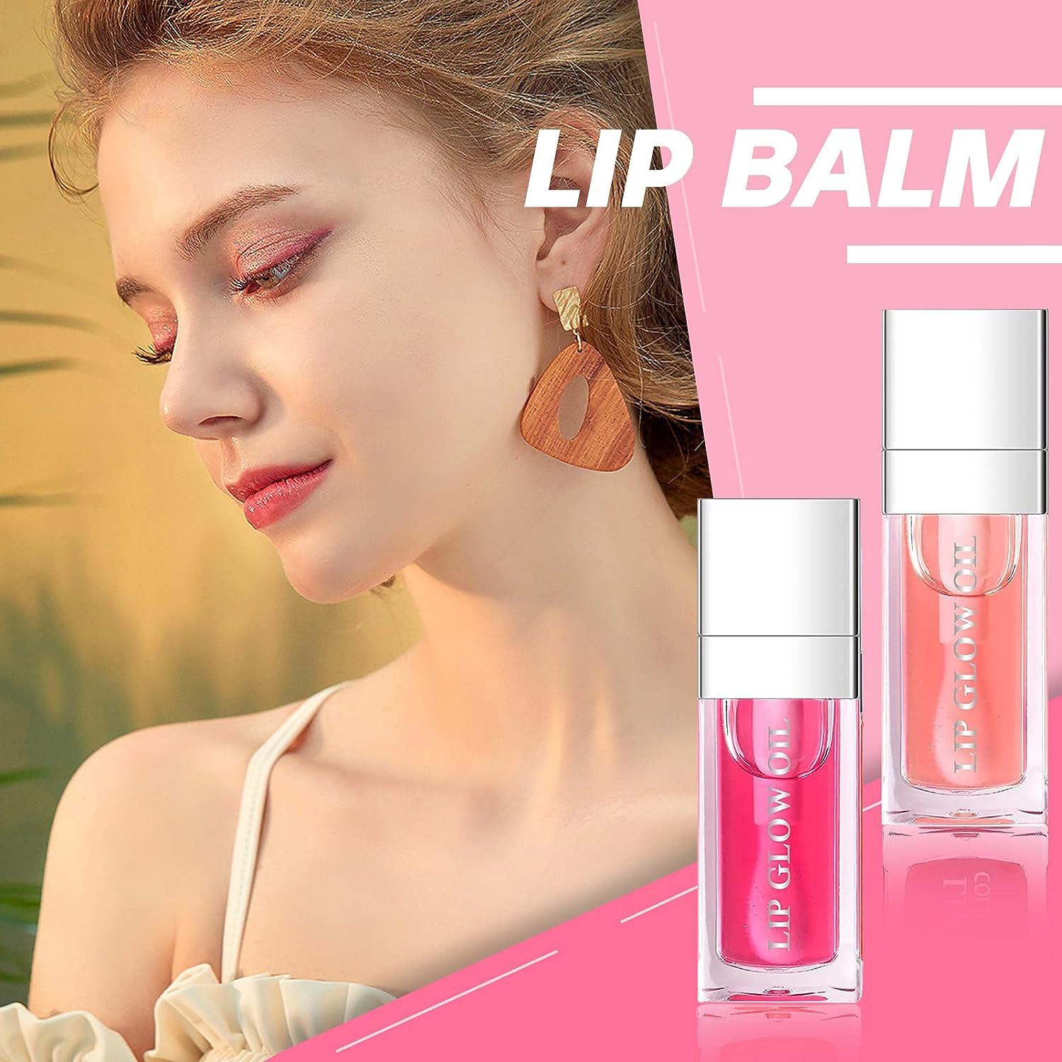 Lip Oil: Long-Lasting Moisturizing Lip Glow Oil - Cherry Oil Tinted ...