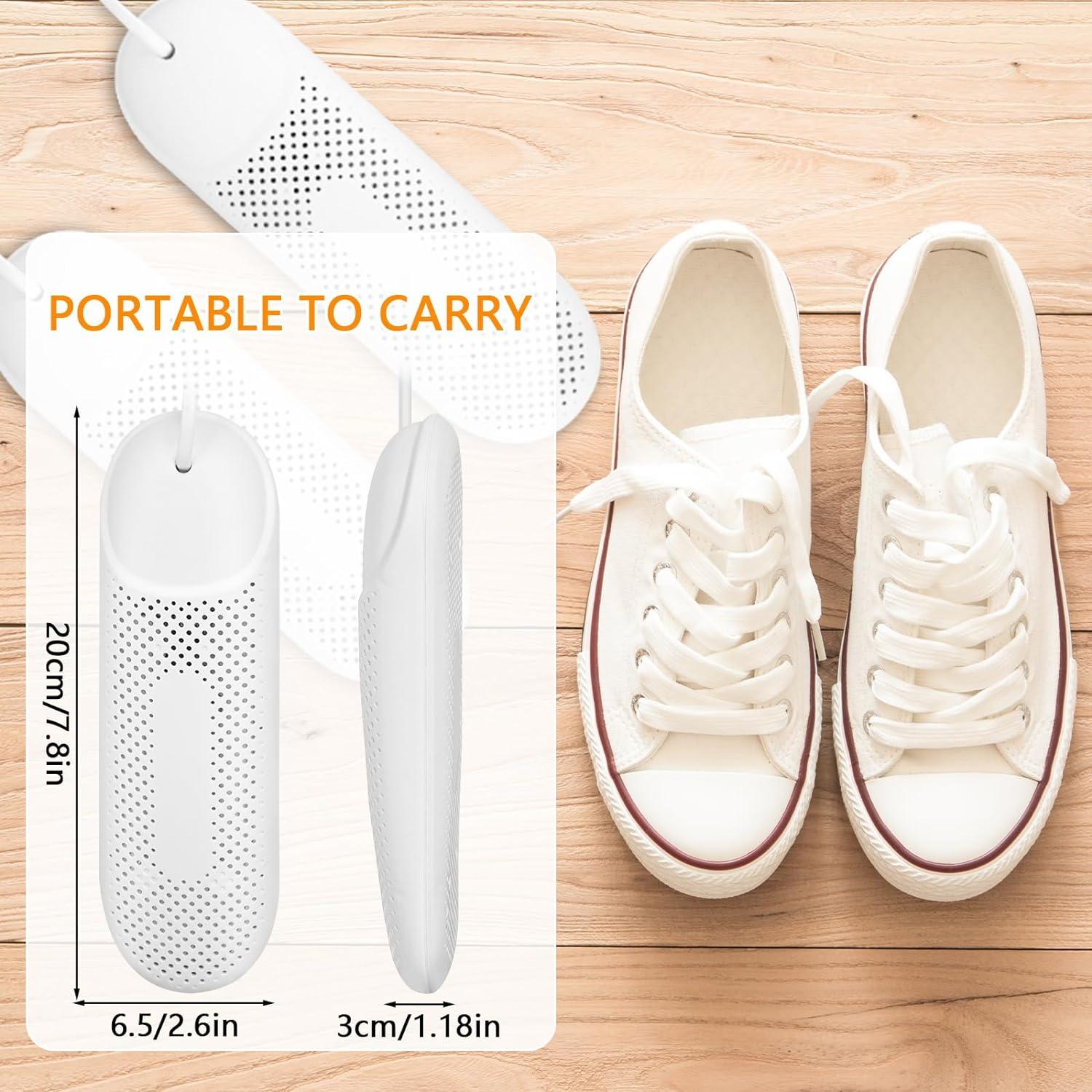 Portable Electric Shoe Dryer & Warmer with Timer | Safe & Fire ...