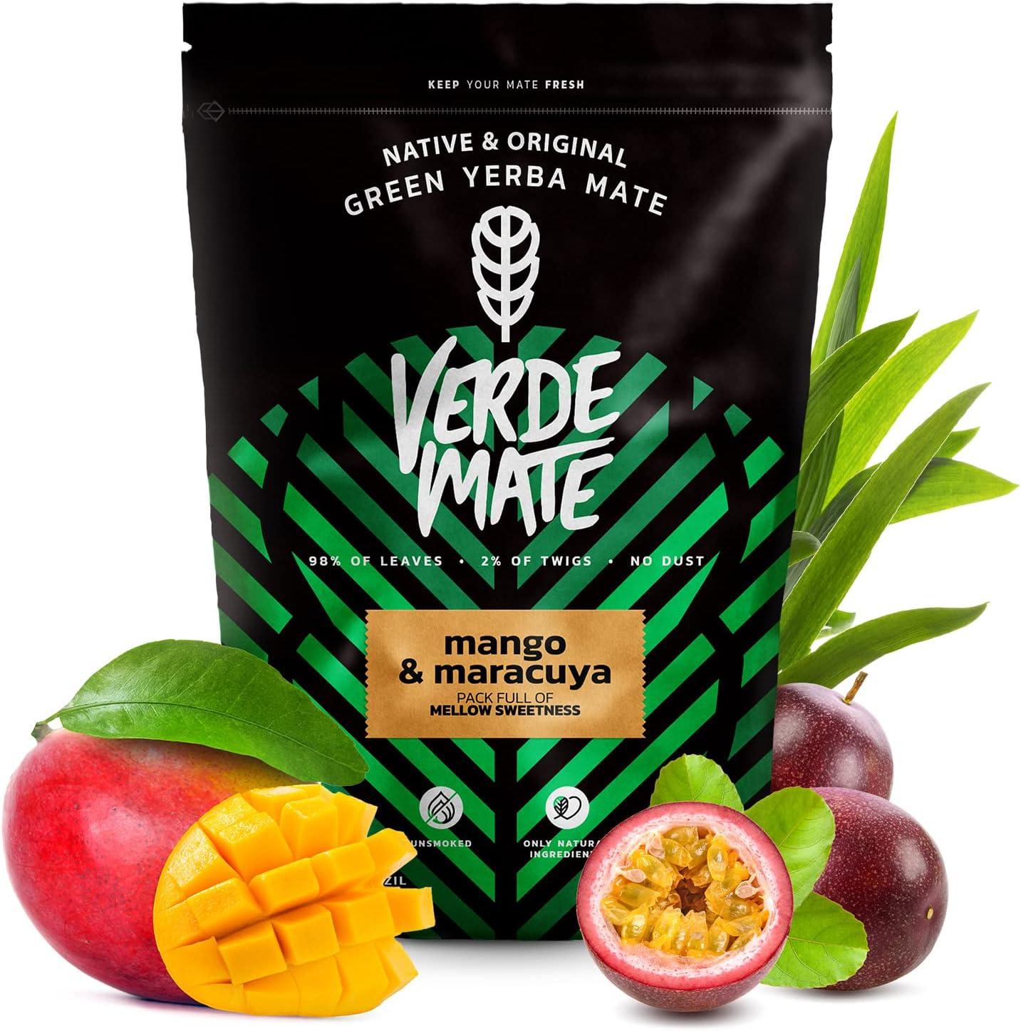 Verde Mate Fruity Yerba Mate Set | Green Mango & Maracuya Melocoton ...