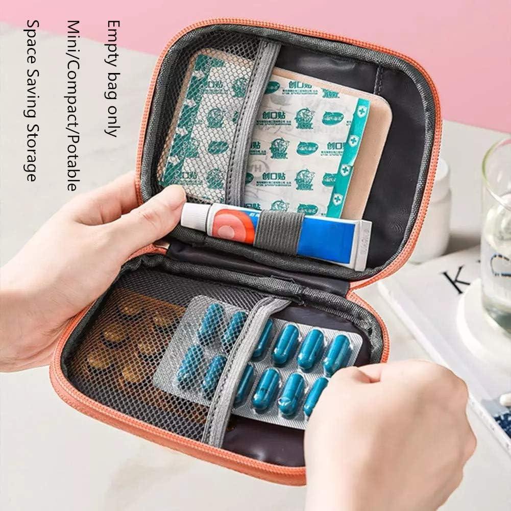 Mini Zippered First Aid Kit Bag - 3 Pack of Travel Medication Pouches ...