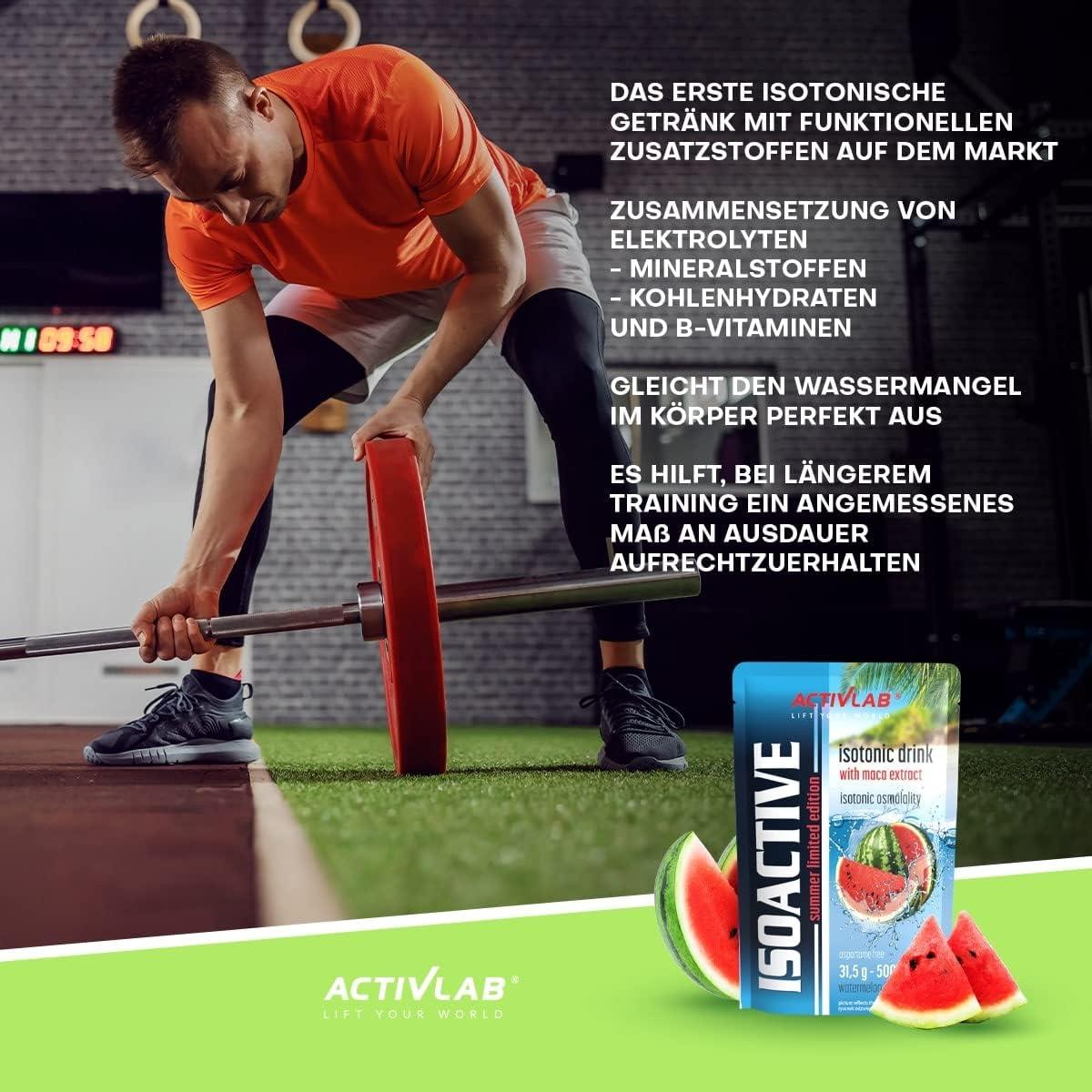 Activlab Isoactive Isotonic Drink with Maca - Electrolyte & B-Vitamins ...