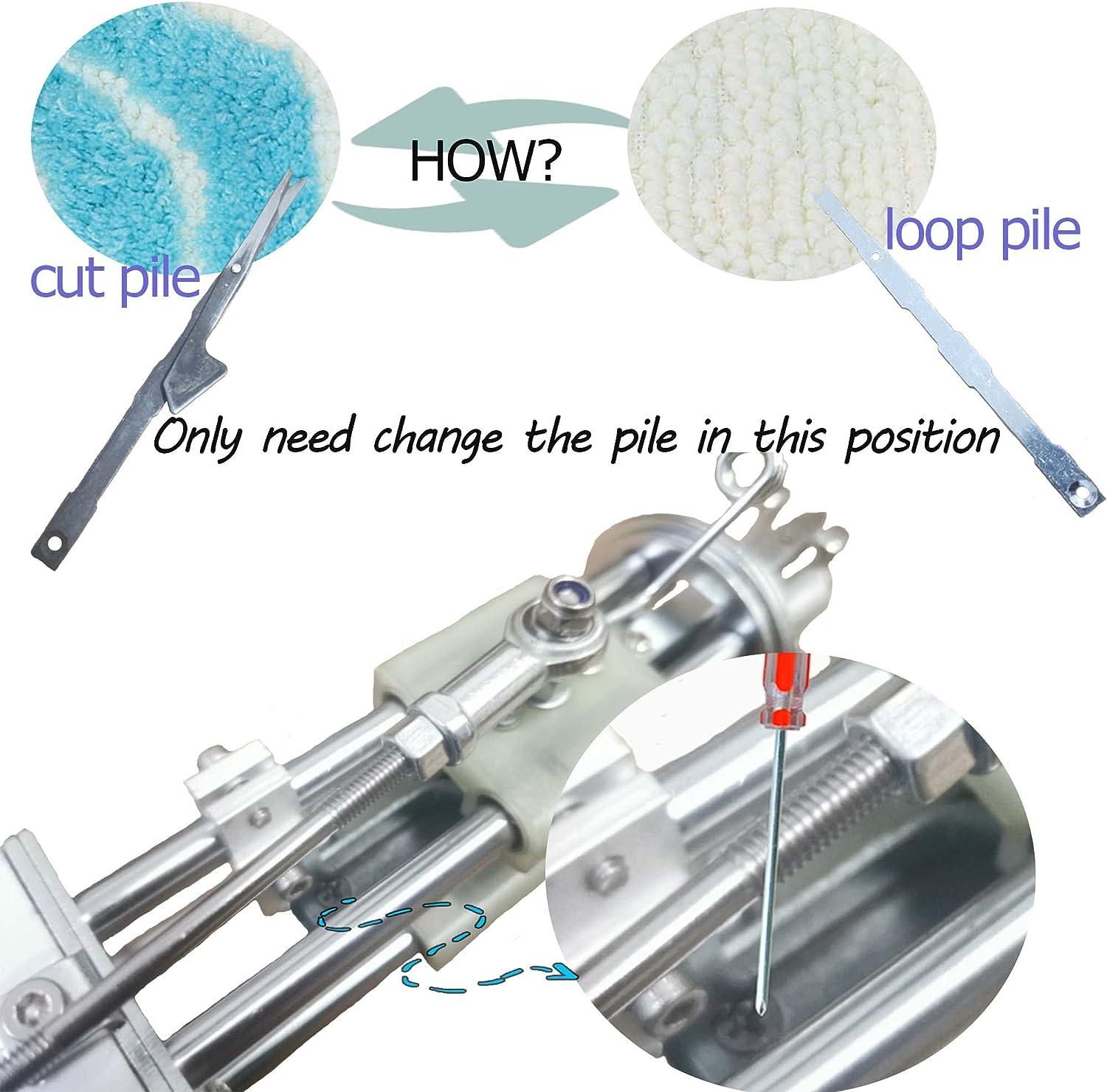 IFISH Tufting Gun 2-in-1 with Cut and Loop Pile | Art Carpet Weaving ...