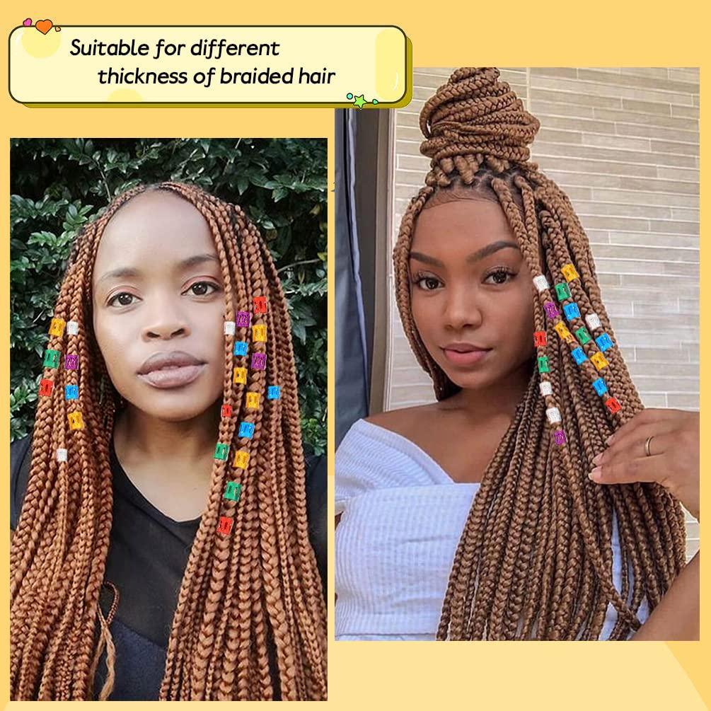 380 Pcs Hair Cuffs for Braids | Multi-color Loc Jewelry for Dreadlocks ...