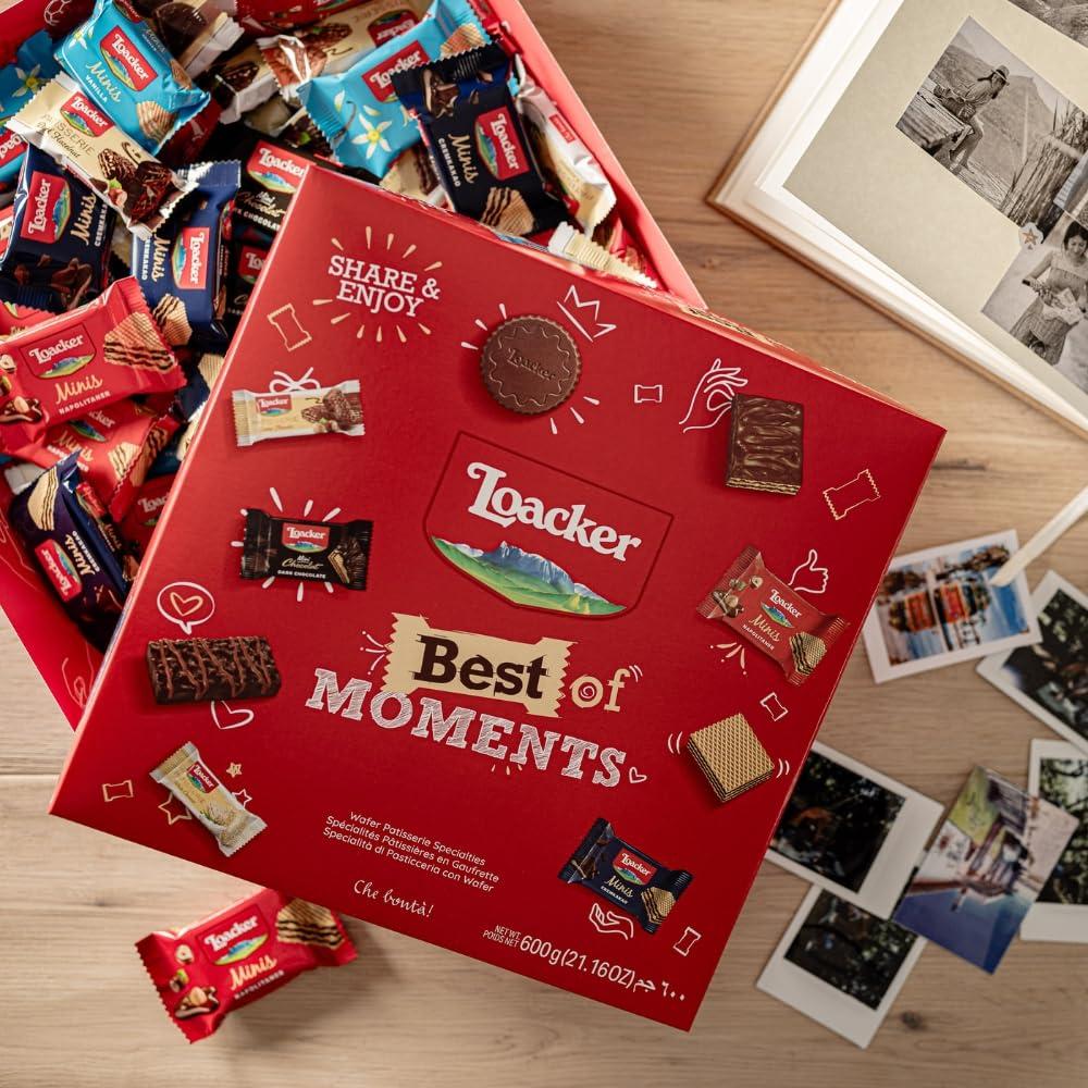 Loacker Best of Moments 400g Gift Box | Crispy Waffle & Chocolate ...