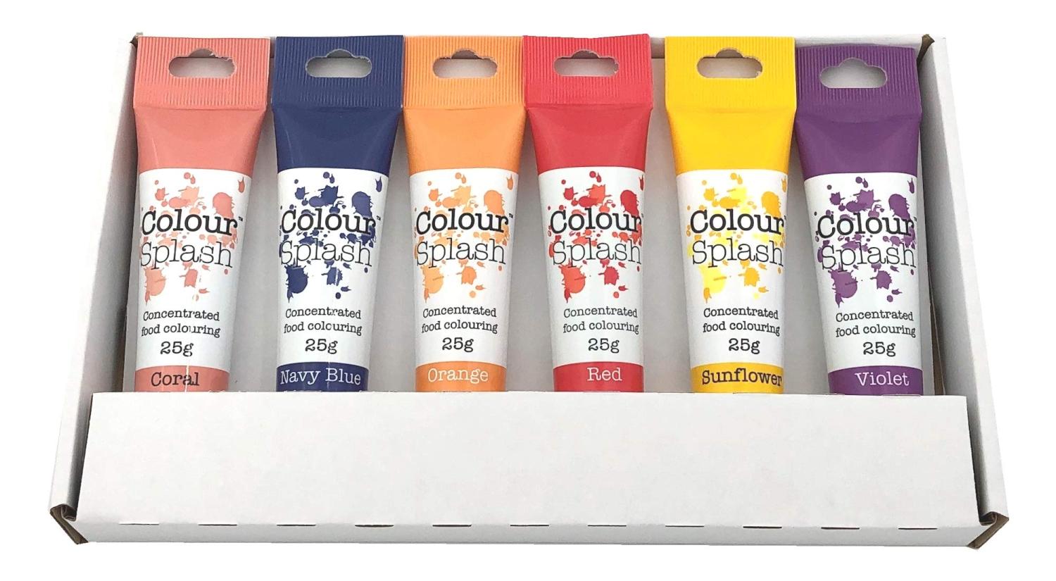 Colour Splash Food Colouring Gel (Popular 6 Set) | Buy Now with Express ...