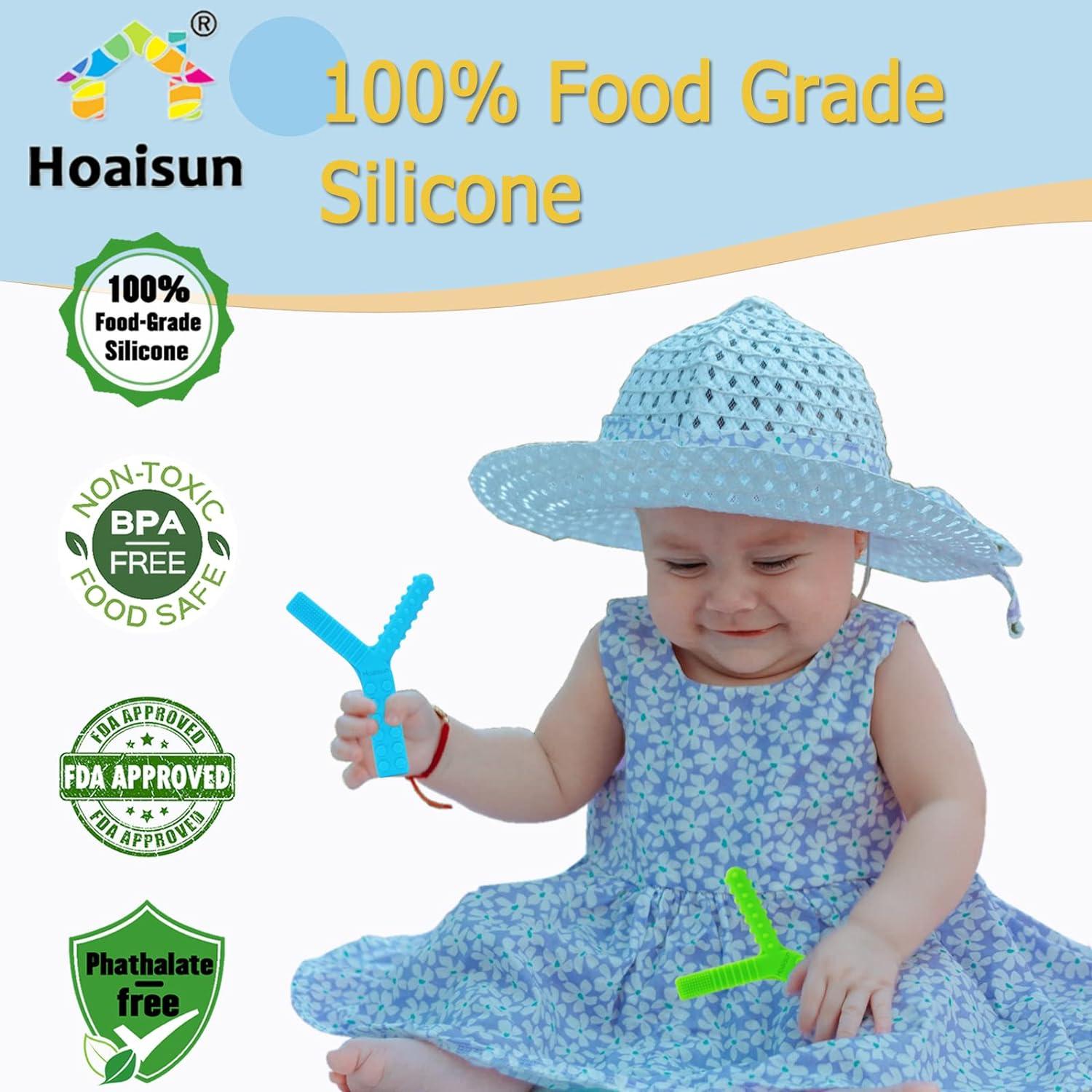 Sensory Chew Toys 2 Pack for Autistic Children - Silicone Oral Motor ...