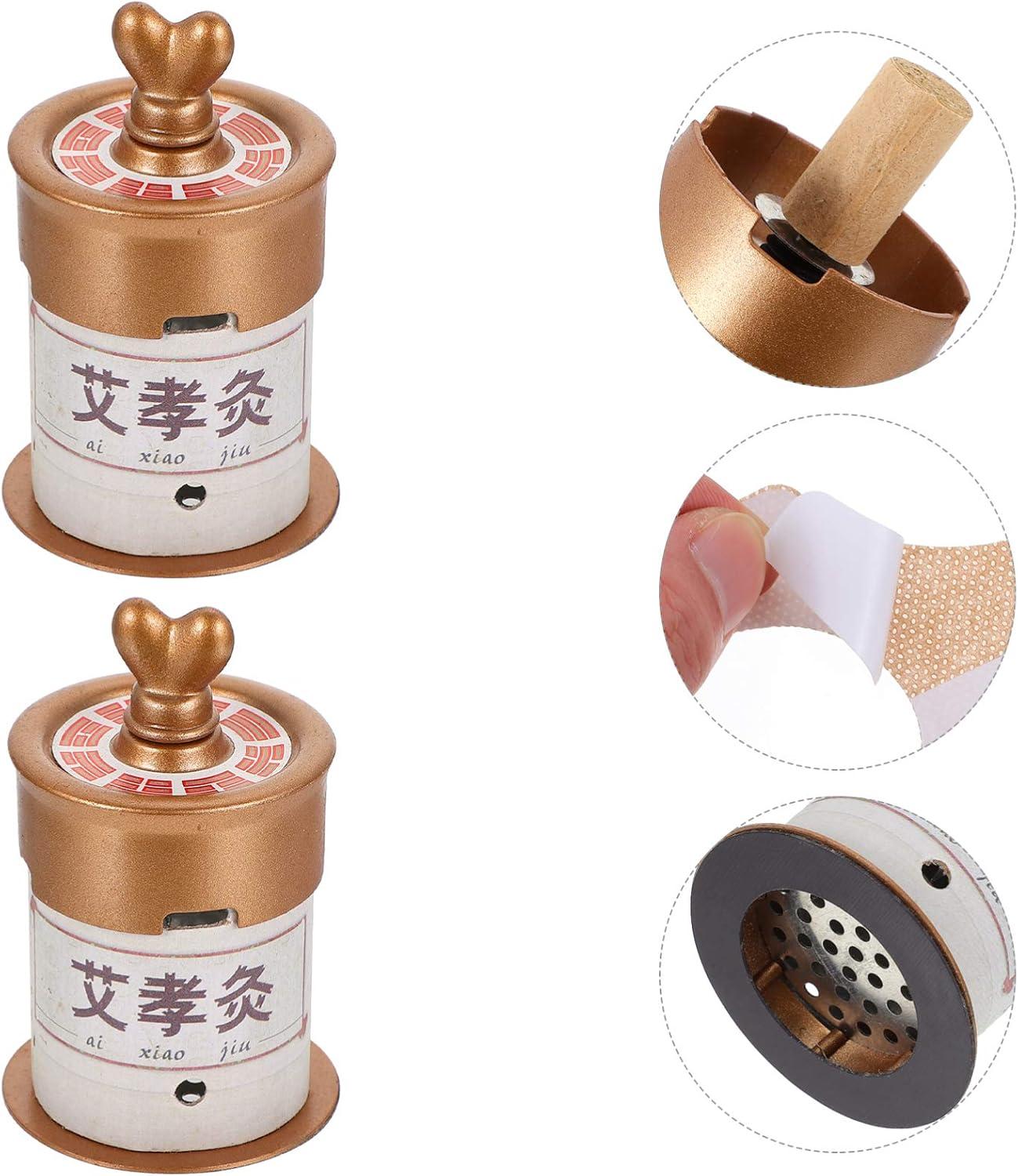 Buy Moxibustion Box Tool Set - Smokeless Ceramic Moxa Burner & Filter ...