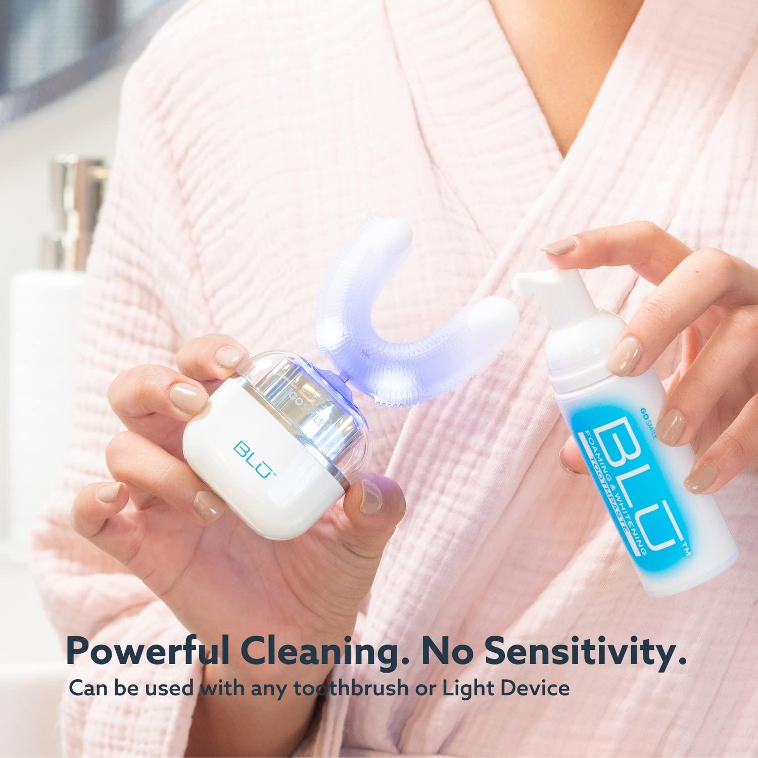 GO SMILE BLU Foaming Whitening Toothpaste - Light Activated Stain ...